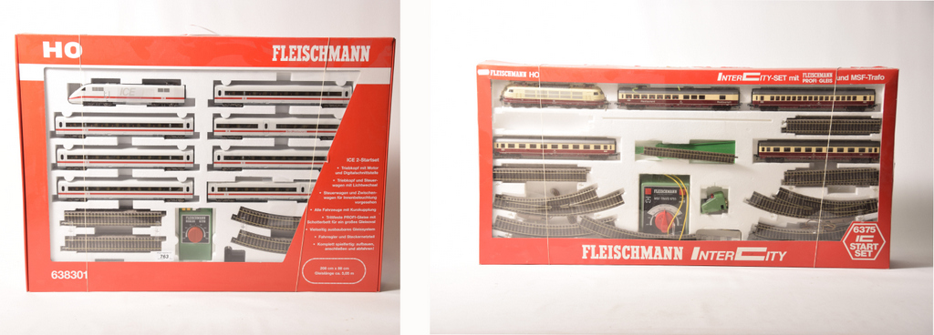 Two boxed Fleischmann HO gauge setsComprising set 6375 Starter Set ...