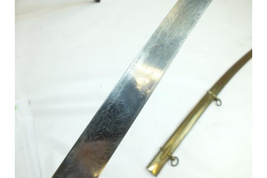 A VICTORIAN 1831 PATTERN GENERAL OFFICER'S SWORD, 81.5cm curved blade ...