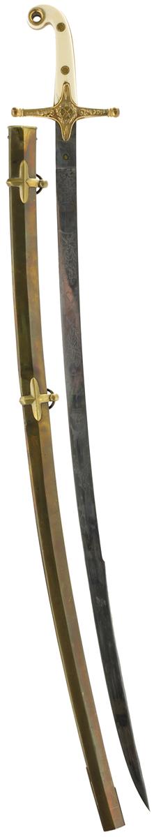 A VICTORIAN 1831 PATTERN GENERAL OFFICER'S SWORD, 81.5cm curved blade ...