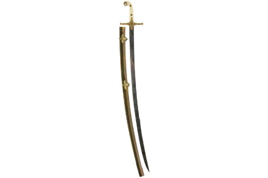 A VICTORIAN 1831 PATTERN GENERAL OFFICER'S SWORD, 81.5cm curved blade ...