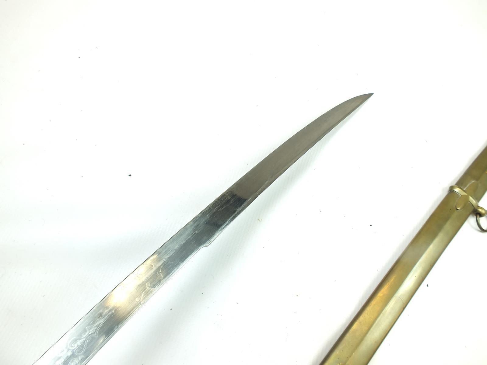 A VICTORIAN 1831 PATTERN GENERAL OFFICER'S SWORD, 81.5cm curved blade ...