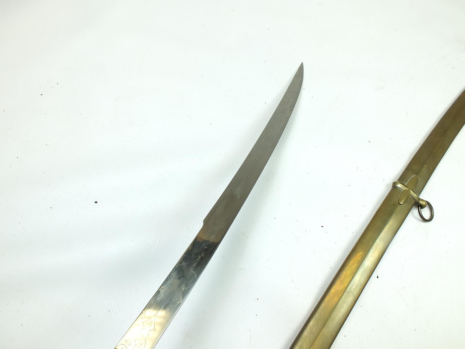 A VICTORIAN 1831 PATTERN GENERAL OFFICER'S SWORD, 81.5cm curved blade ...