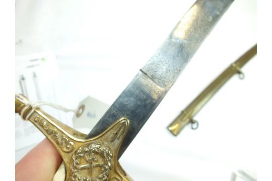 A VICTORIAN 1831 PATTERN GENERAL OFFICER'S SWORD, 81.5cm curved blade ...