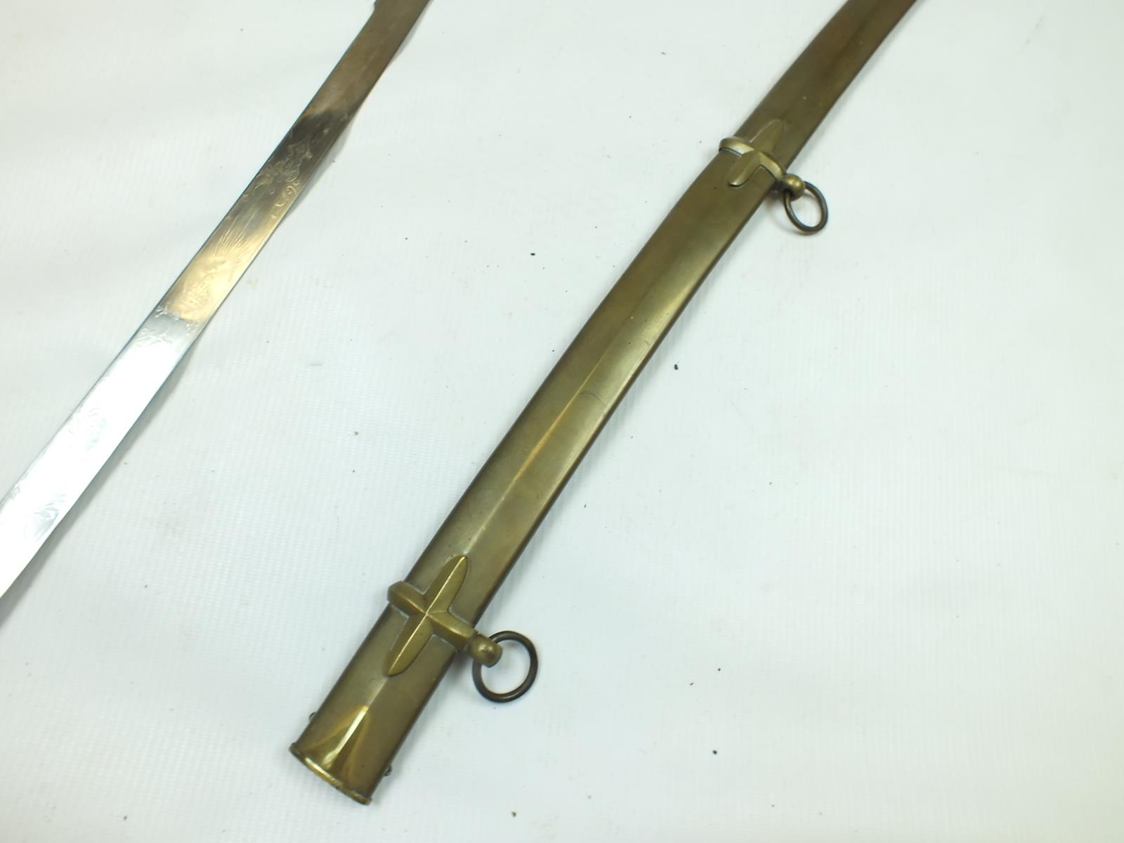 A VICTORIAN 1831 PATTERN GENERAL OFFICER'S SWORD, 81.5cm curved blade ...