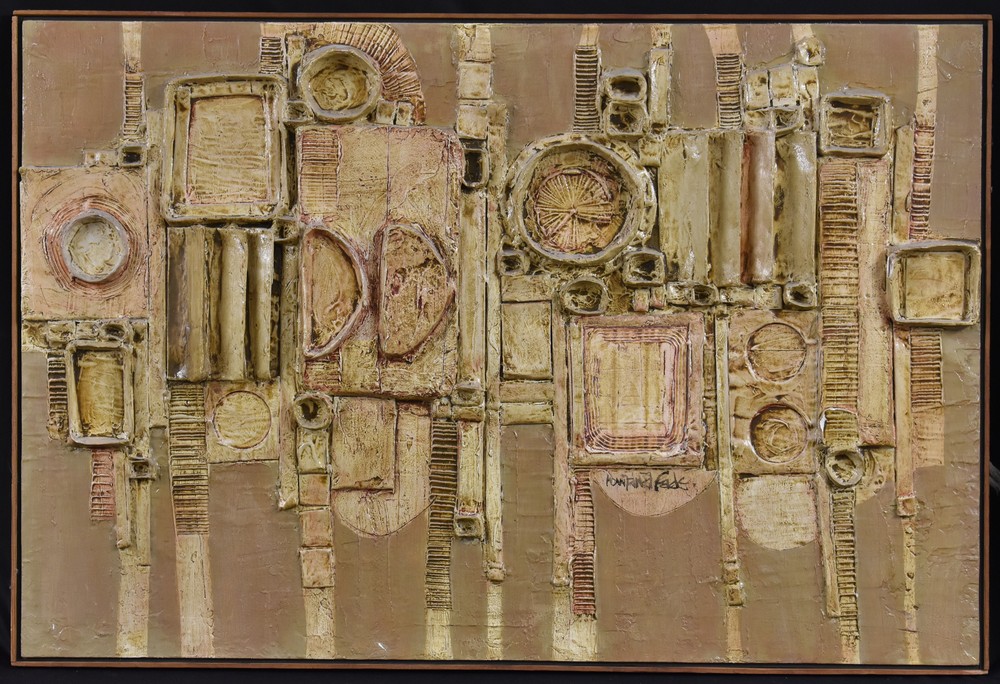 Rowland Fade (1939-2017) 3 Dimensional Abstract composition, mixed ...