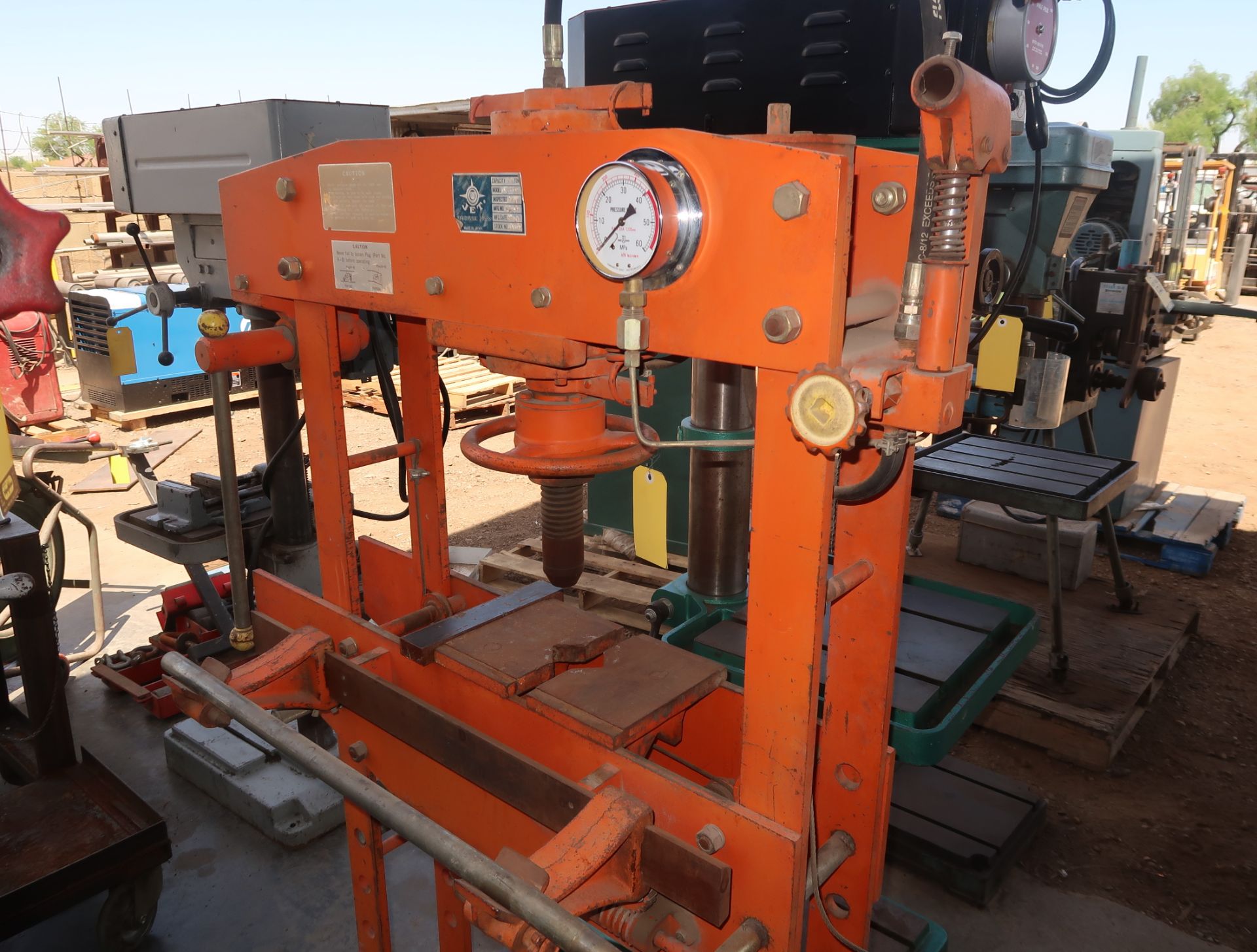 JET 35-TON HYDRAULIC PRESS SN. 7017A
