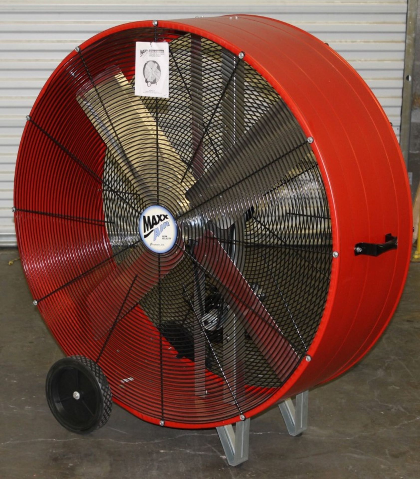 36" DIRECT DRIVE BARREL FAN, MAXXAIR BF36DD, 2-SPEED 1/3 HP THERMALLY ...