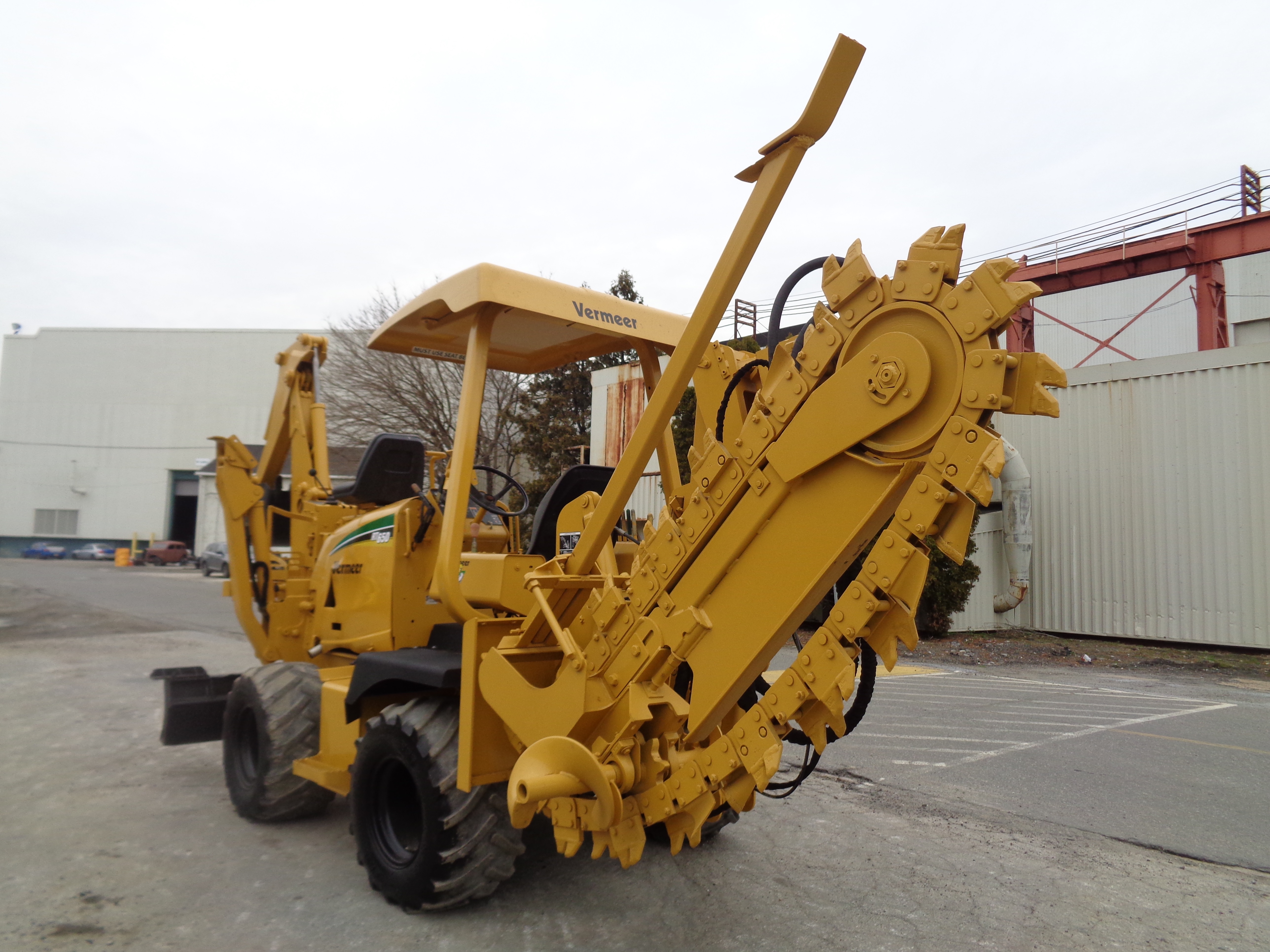 2007 Vermeer RT650 Trencher - Cable Plow - Backhoe - Plow - Low hours ...