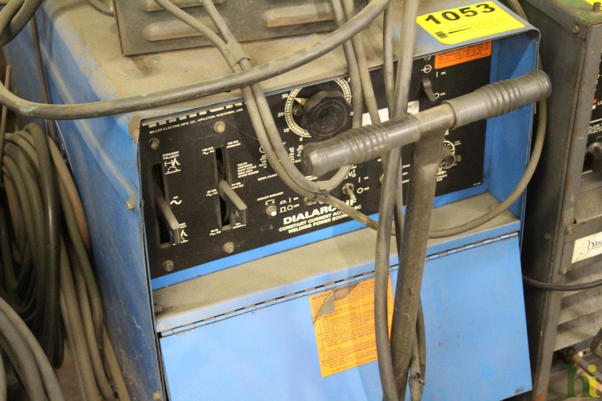 MILLER DIALARC-HF CONSTANT CURRENT AC/DC ARC WELDING POWER SOURCE ...