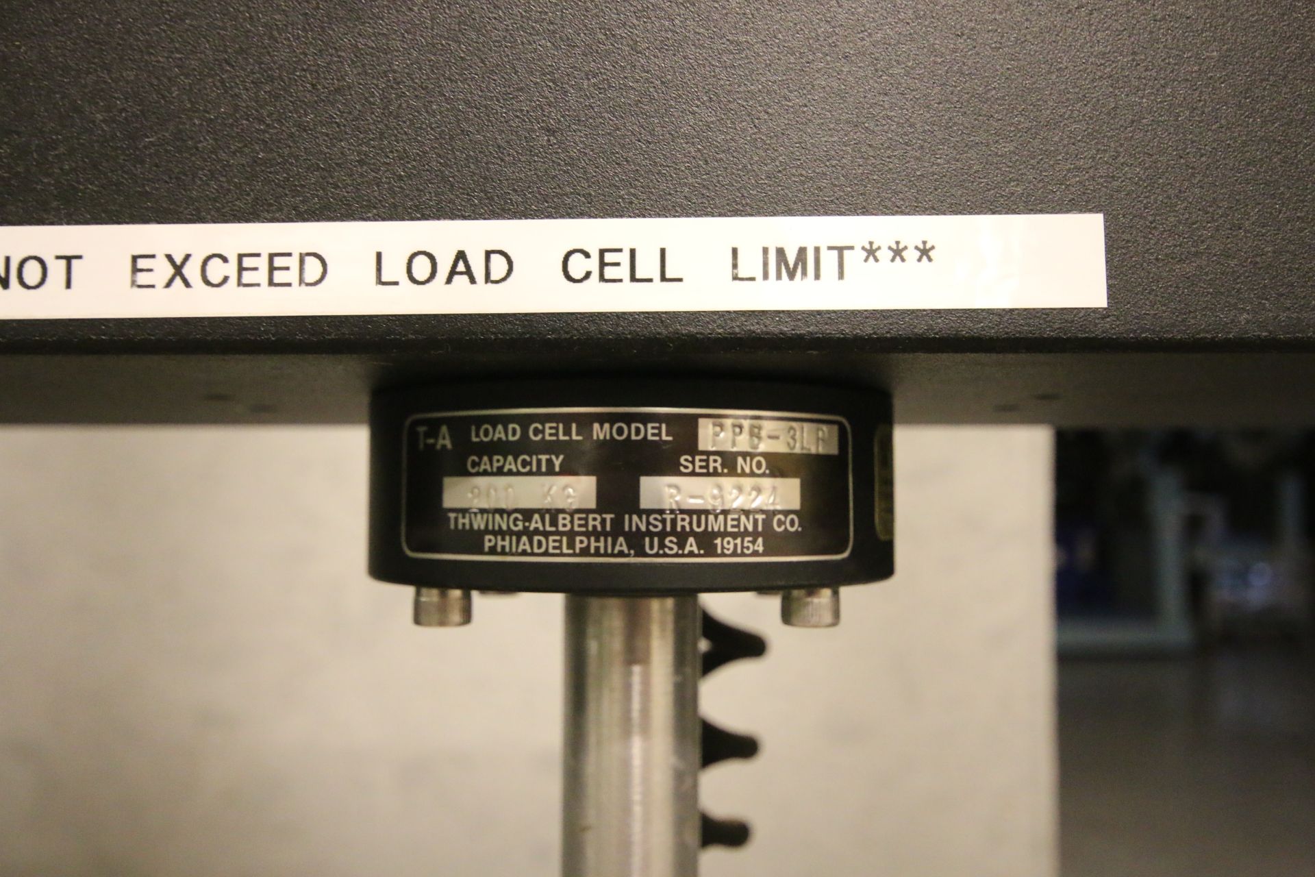 Thwing - Albert EJA Tensile / Materials Tester, PN 1350-2006, SN 50521 ...