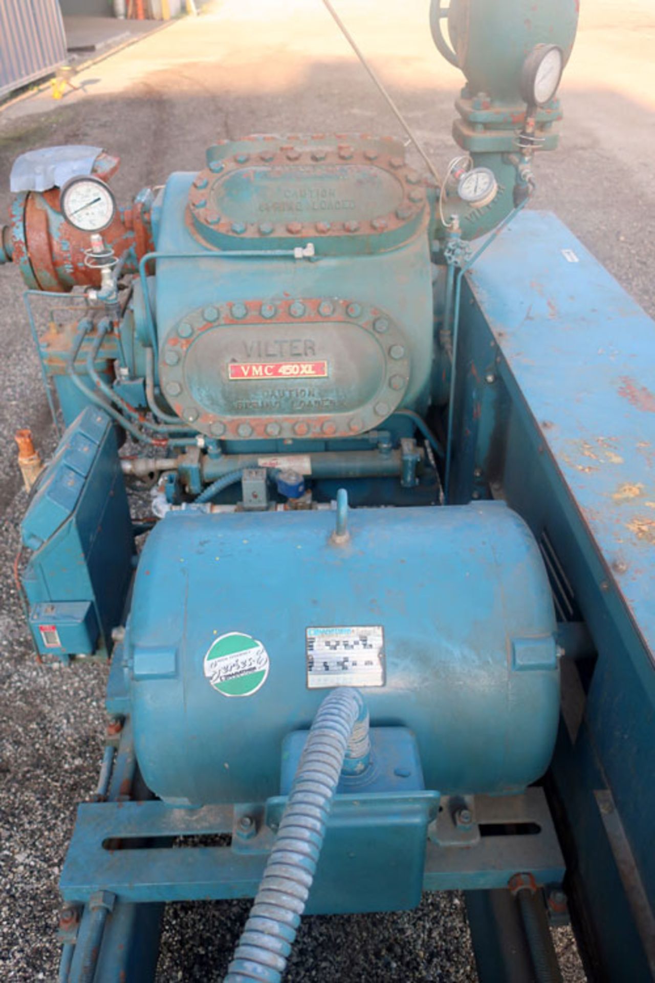 Vilter VMC 450XL 8-Cylinder Reciprocating Compressor. 3/60/230-460v ...