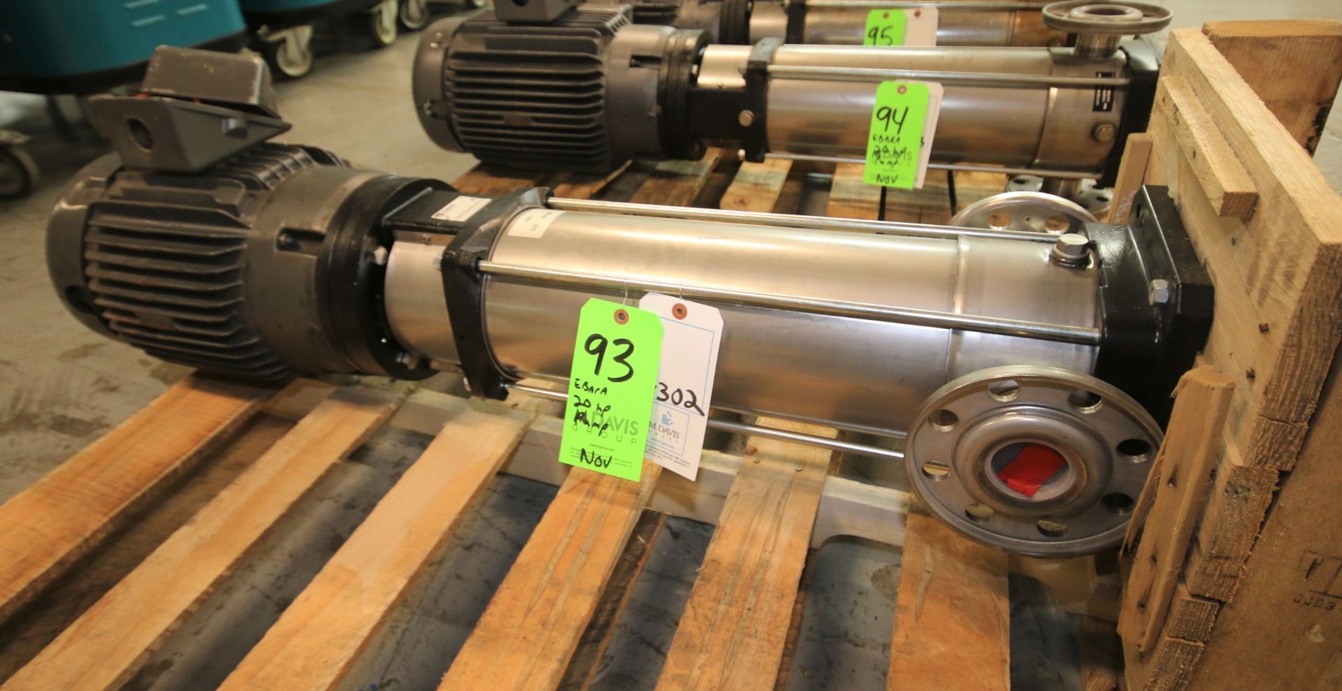 Ebara Vertical Multistage Pump, Model EVMU/A 18 10, PN 3226100010A ...