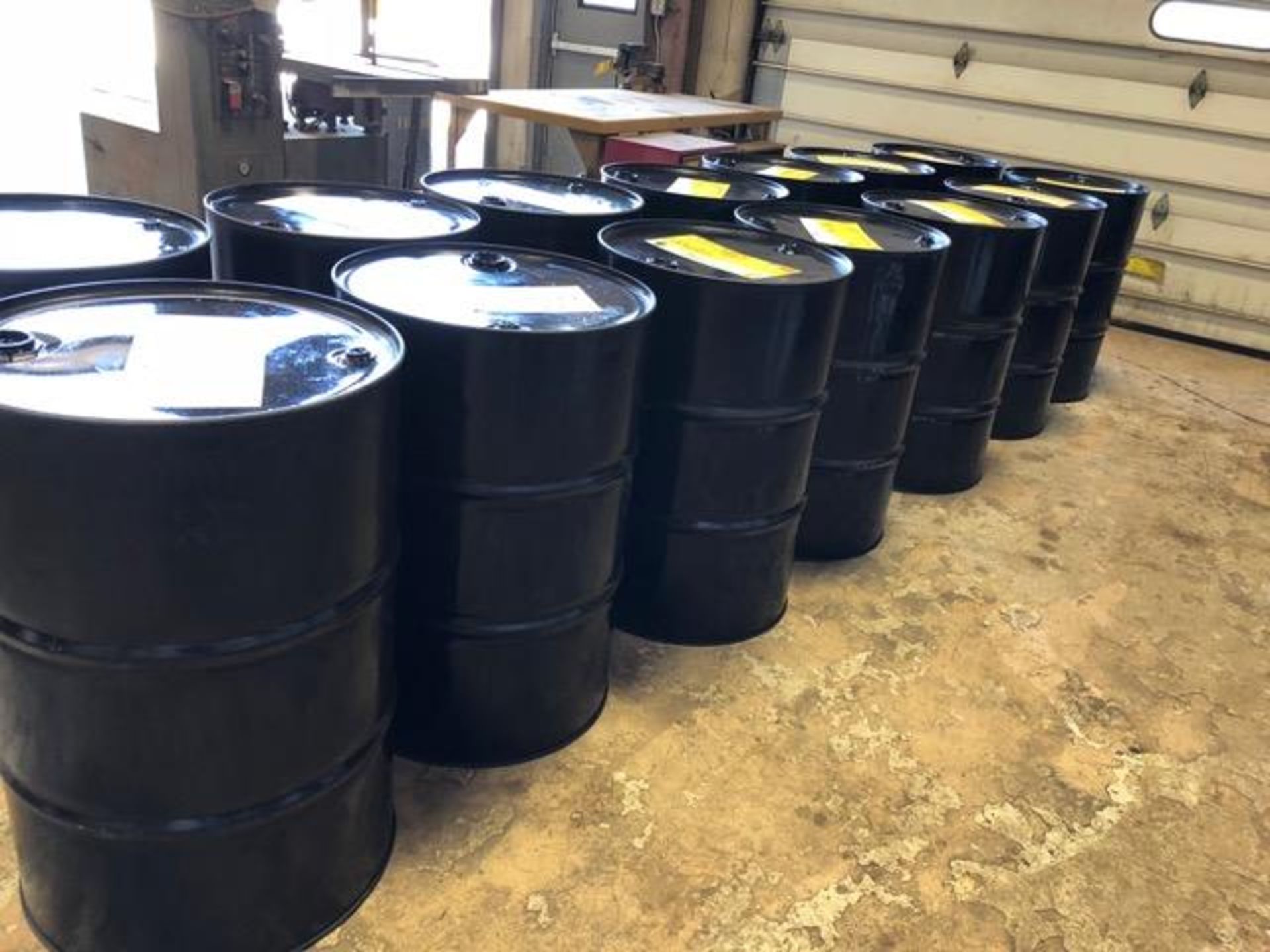 (22) FULL 55-GALLON DRUMS OF OIL, (7) CAT DEO 15W/40, (3) CAT HYDRO 10W ...