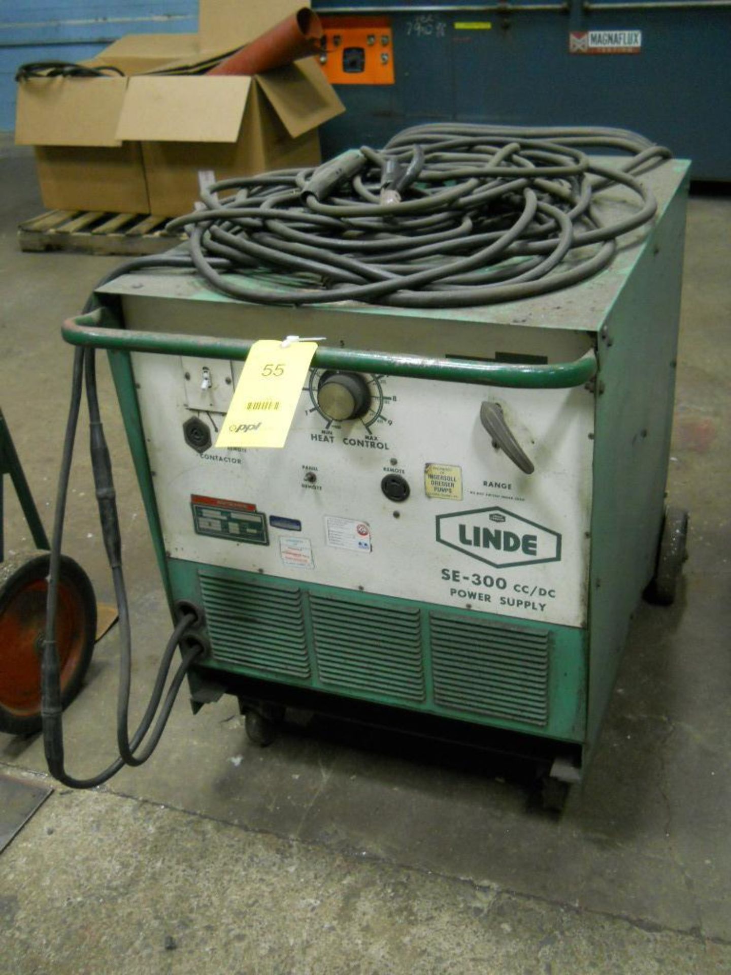 LINDE TIG WELDER, M/N SE-300 CC/DC, S/N 80B15242, 240 V, ESTIMATED ...