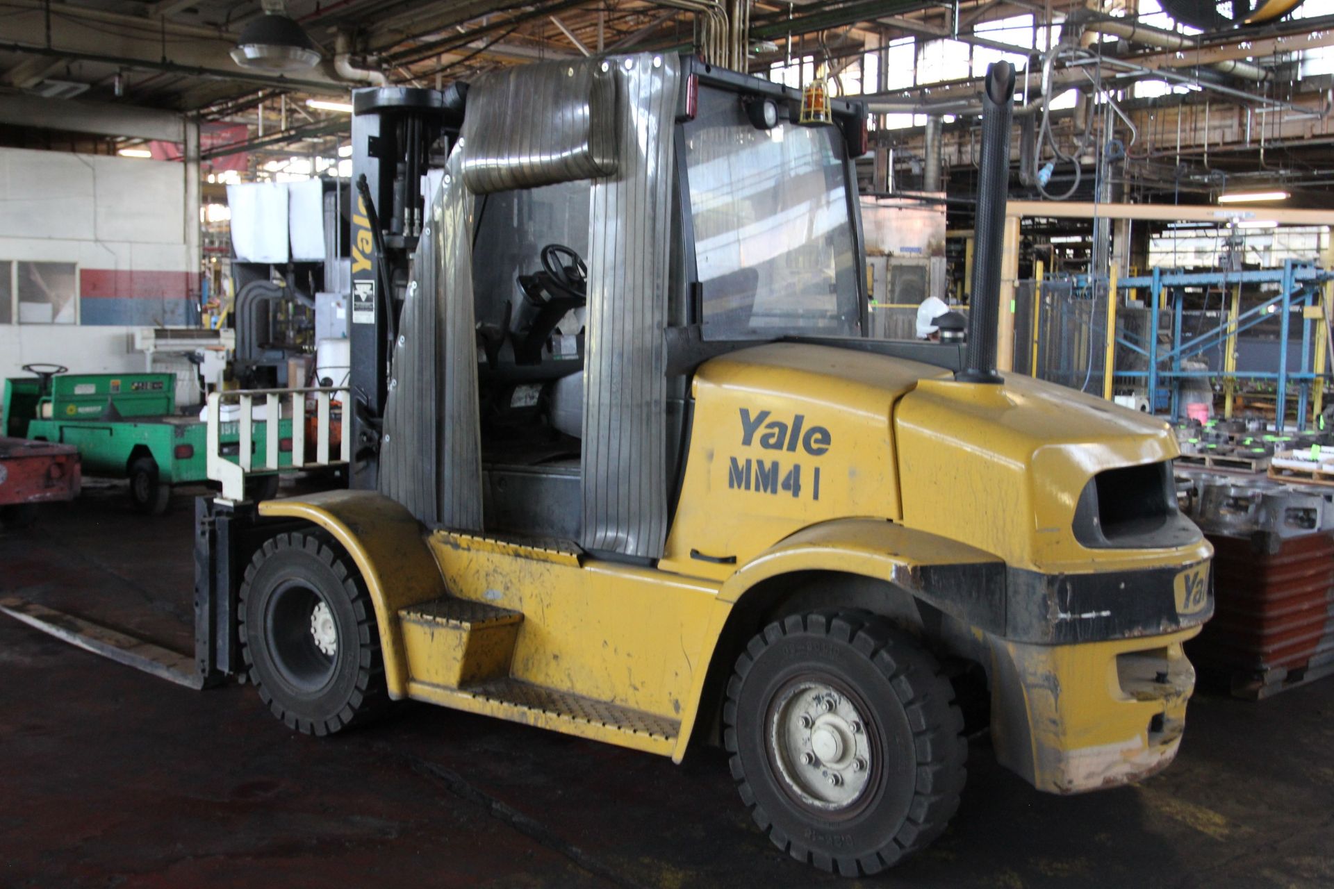 14,000 LB YALE Veracitor 155VX LP Fork Lift, s/n E878V01735L, 6’ Fork ...