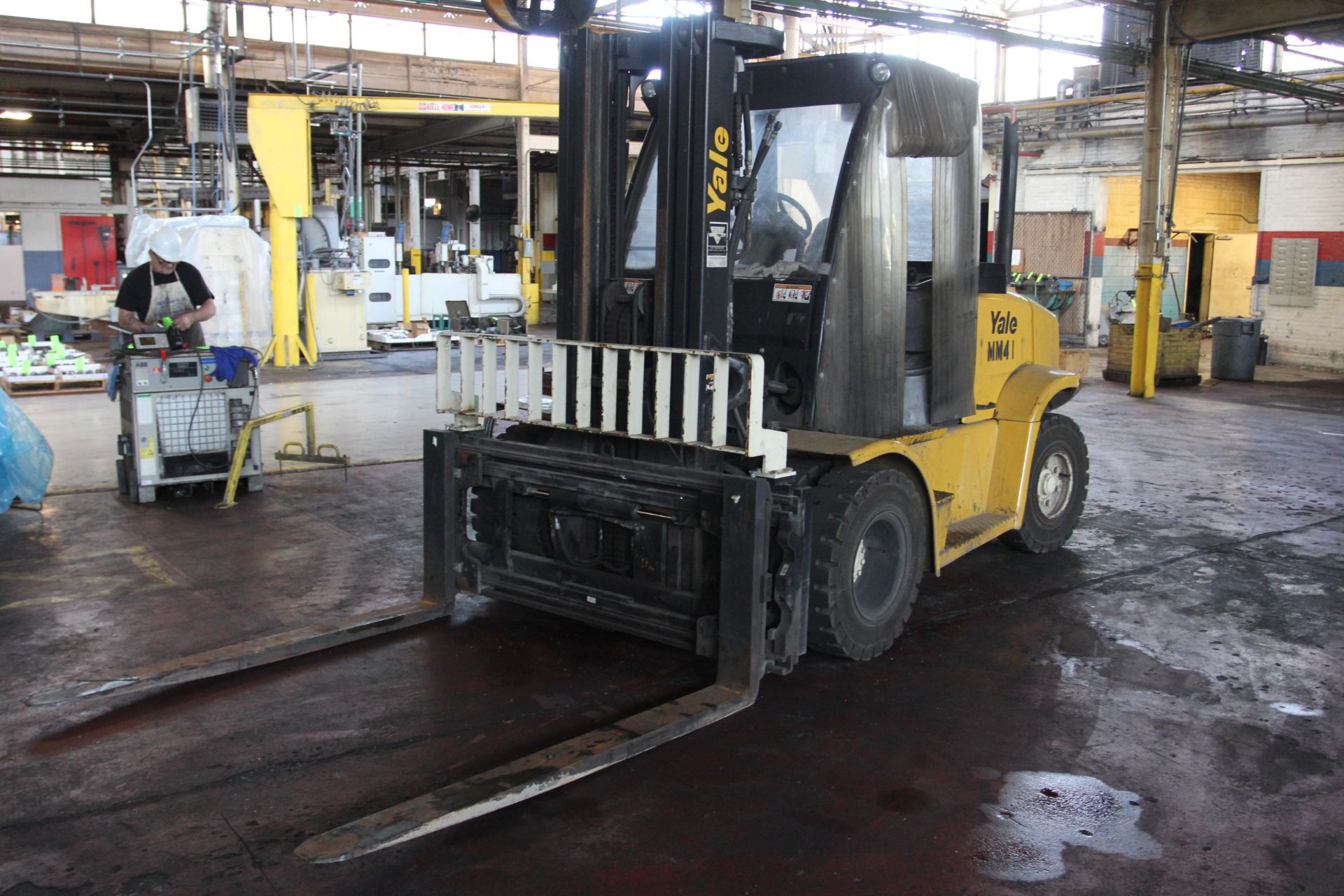 14,000 LB YALE Veracitor 155VX LP Fork Lift, s/n E878V01735L, 6’ Fork ...