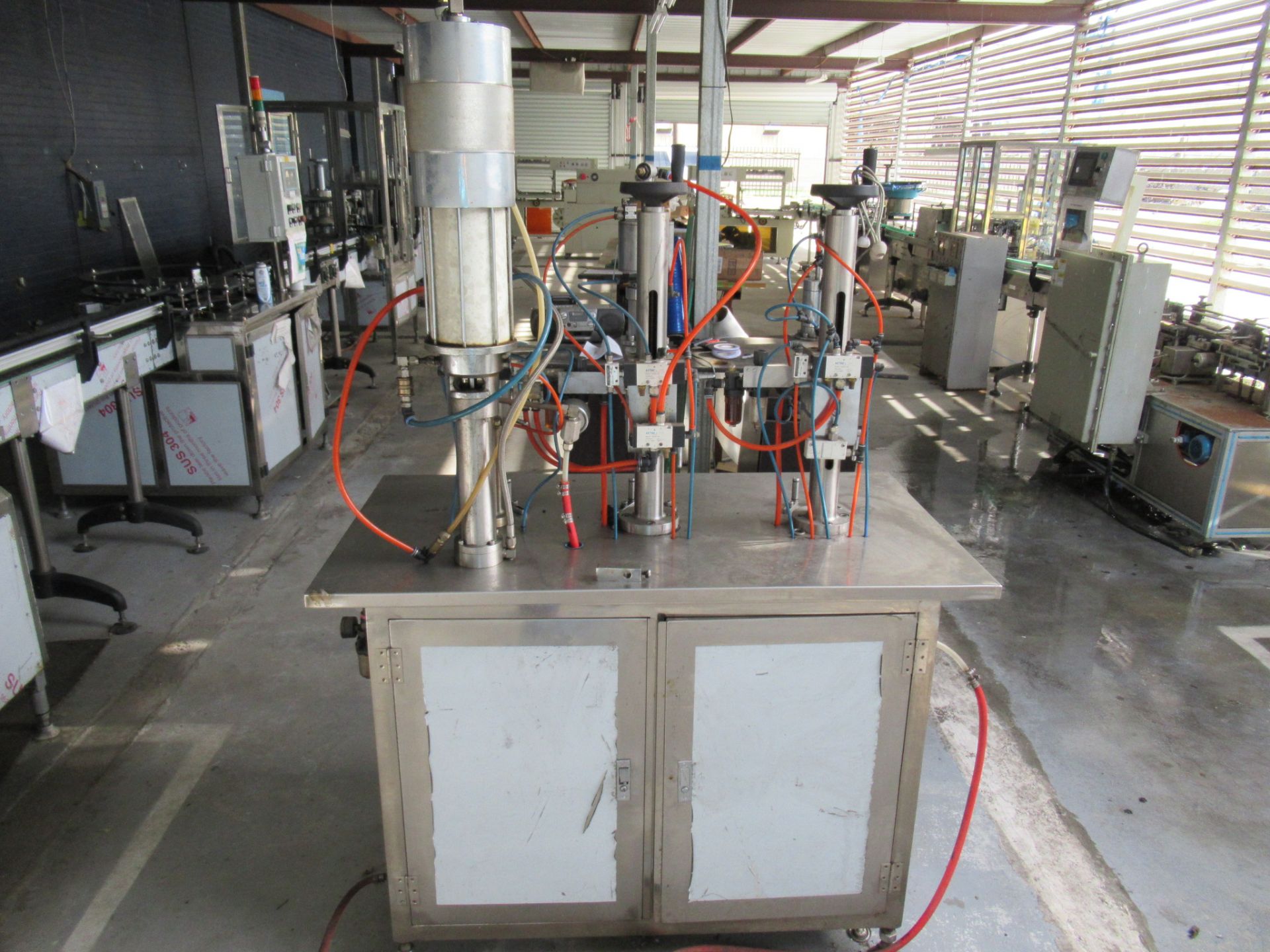 SEMI-AUTOMATIC PROPELLANT/AEROSOL FILLING MACHINE, Meitar QGBS Semi ...