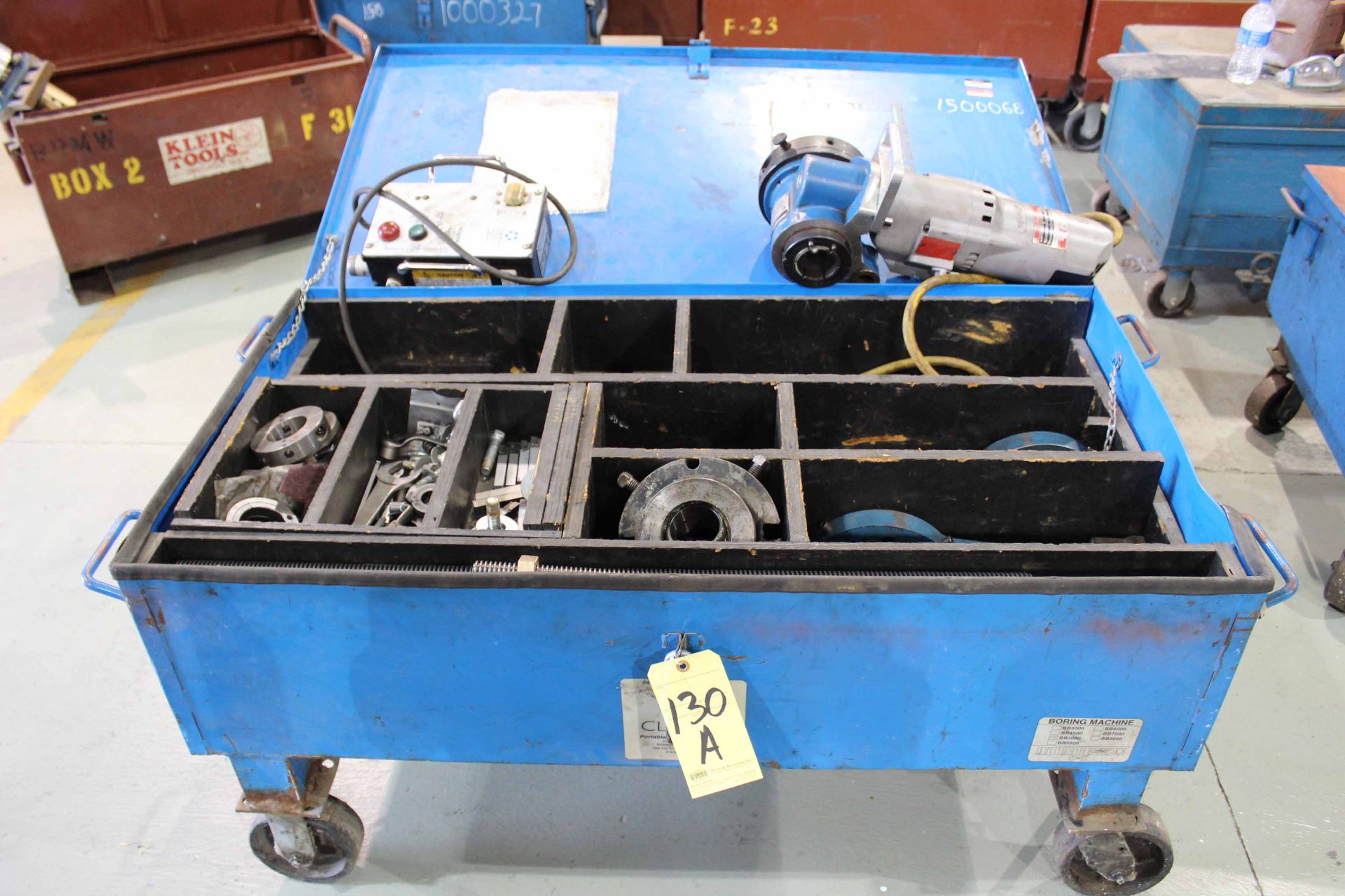 { Choice of lots: 130A } PORTABLE BORING MACHINE, CLIMAX MDL. BB5000 ...