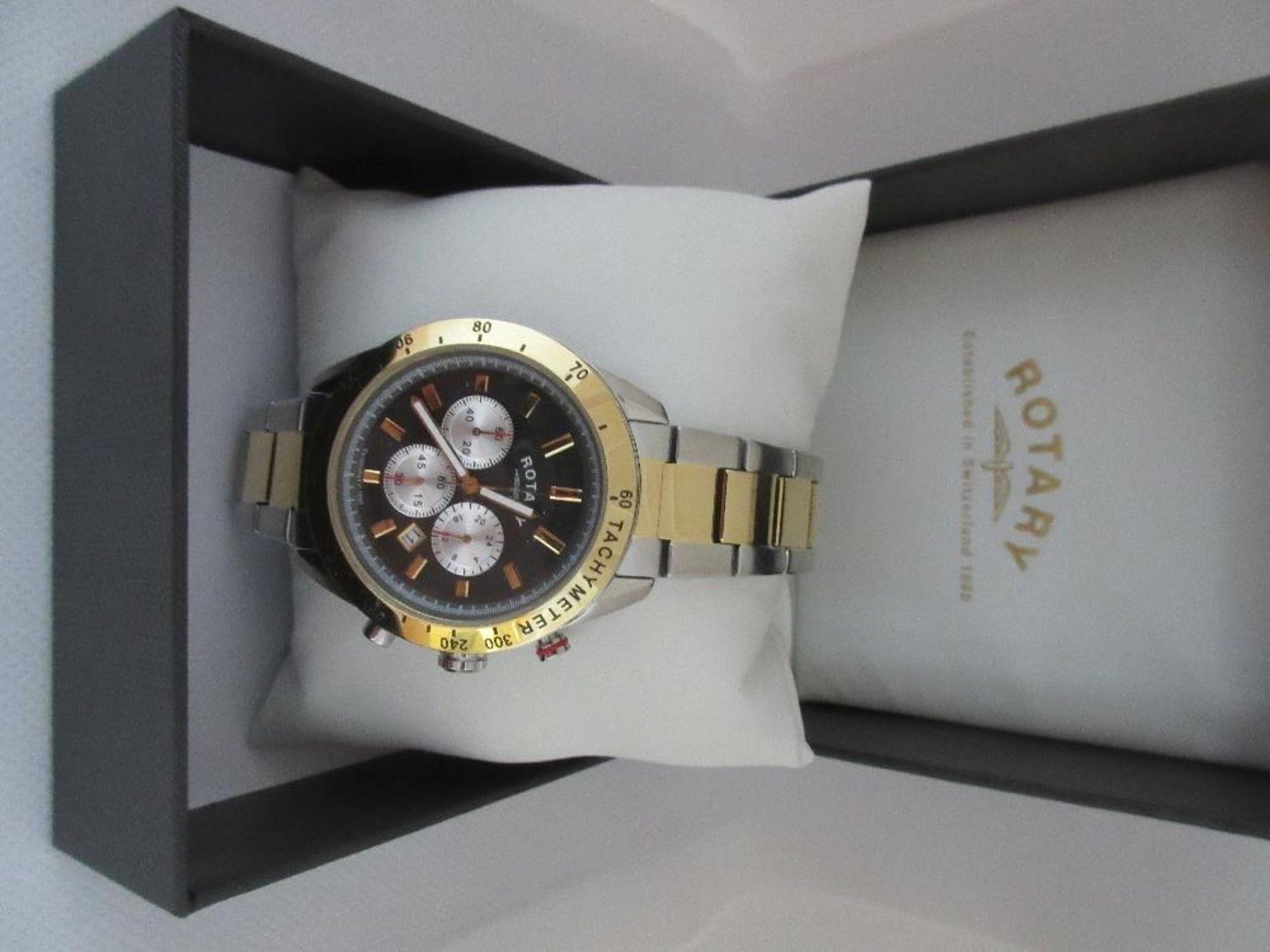 ROTARY MALE WATCH, MODEL GB03429/20, CASE DIAMETER 42MM, STAINLESS ...
