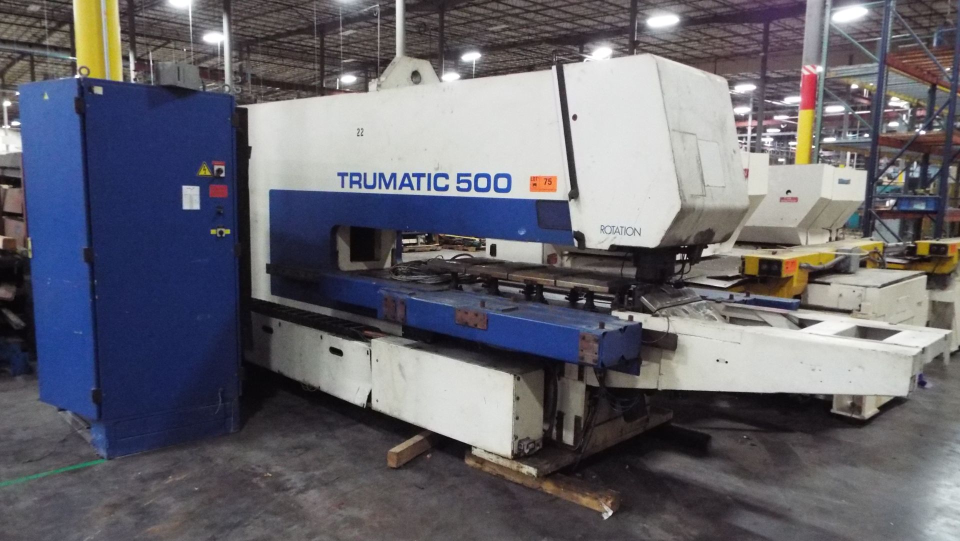 TRUMPF TRUMATIC 500 CNC TURRET PUNCH PRESS WITH CNC CONTROL, 22 TON ...