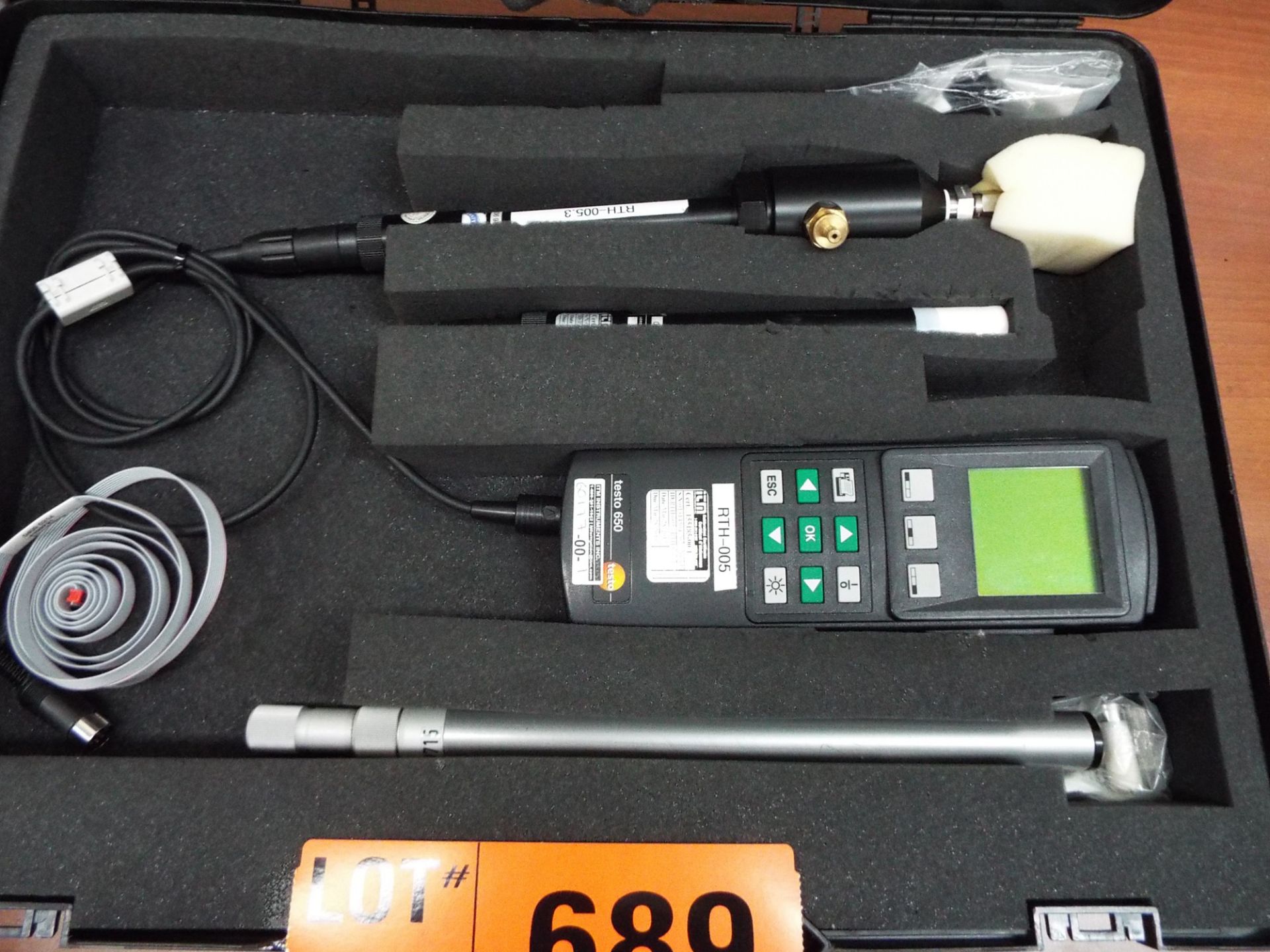 TESTO 650 PORTABLE HANDHELD MULTI-MEASURING INSTRUMENT WITH HUMIDITY ...