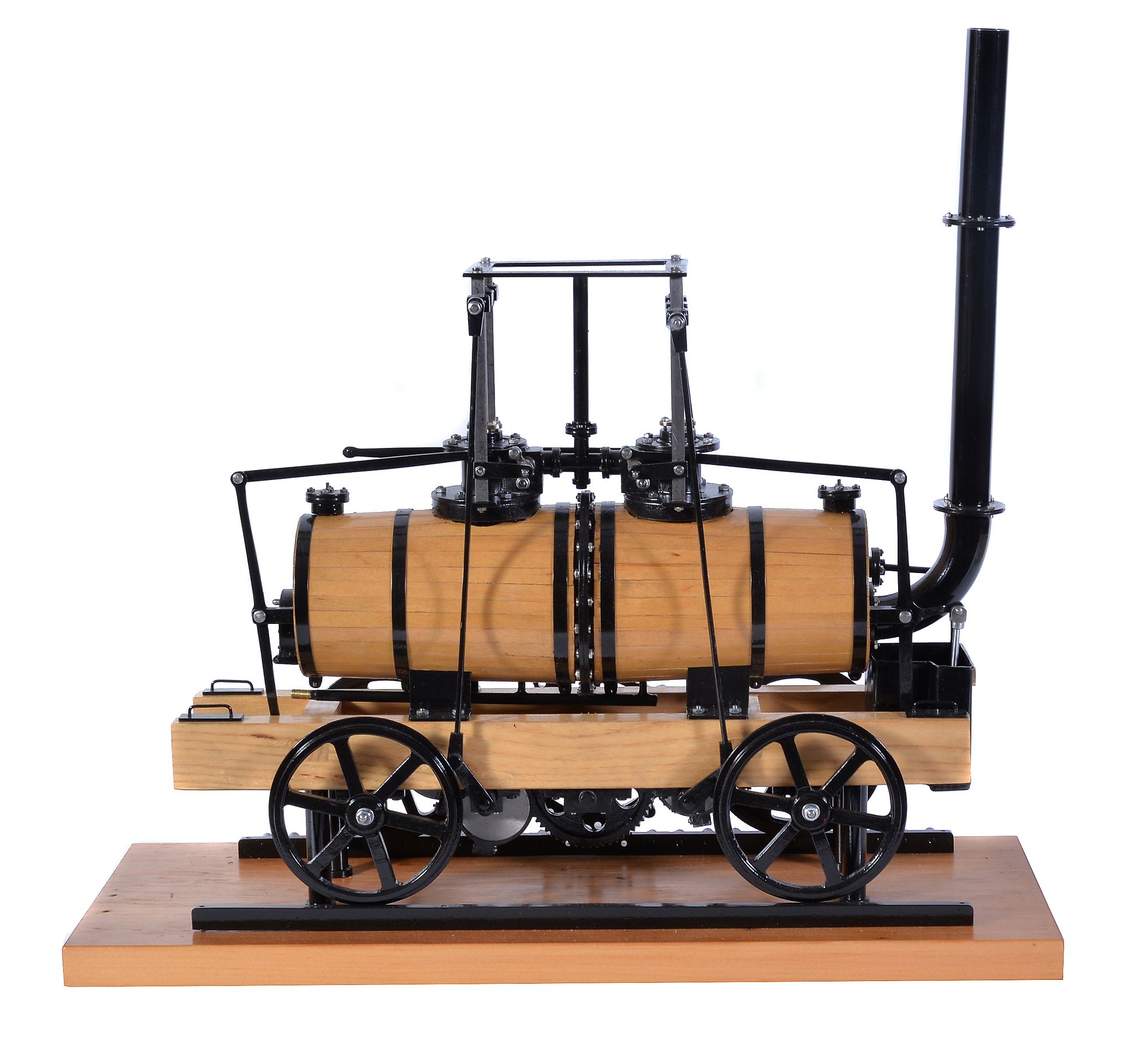 A 5 inch gauge model of the Matthew Murray rack locomotive, built by Mr ...