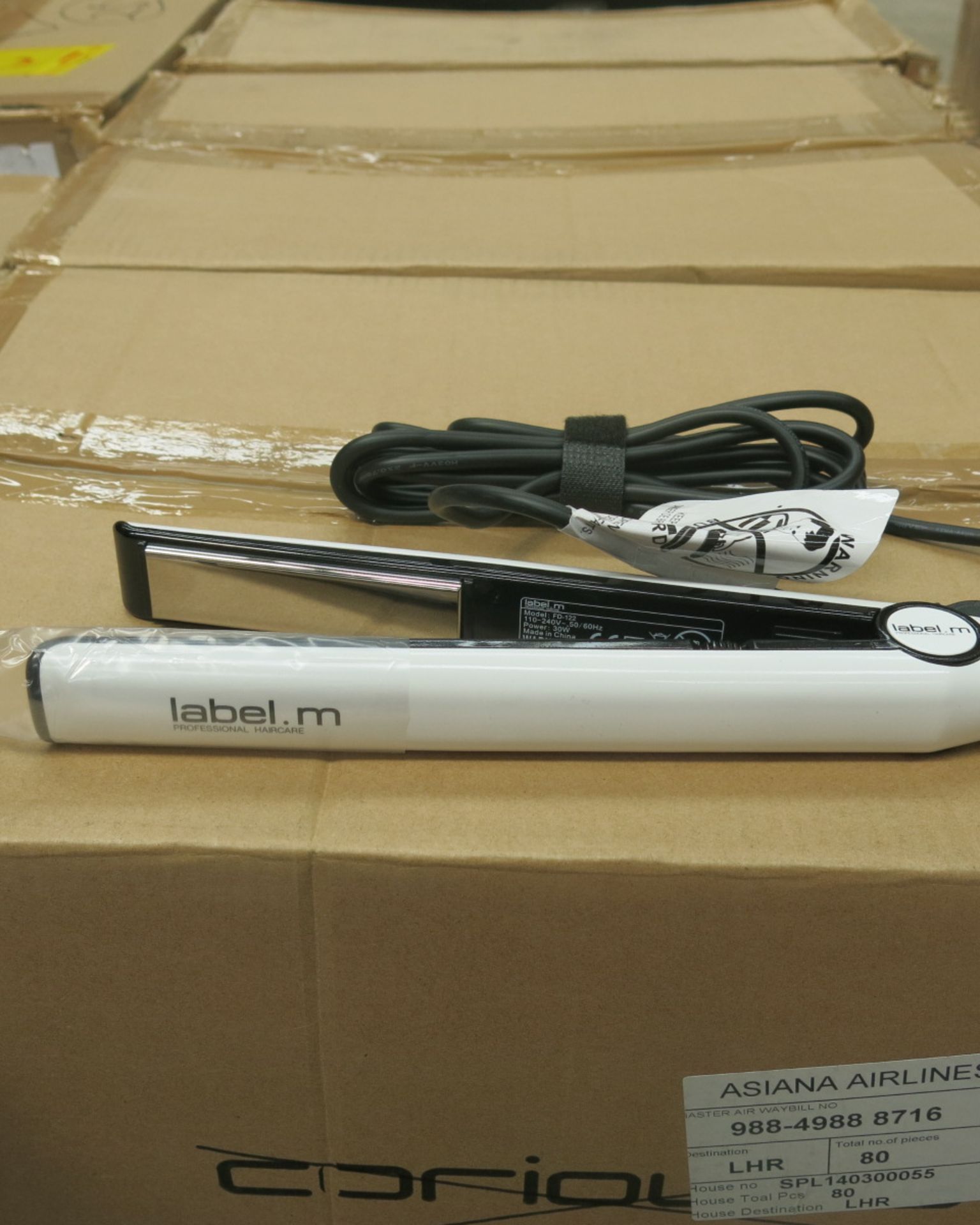 Pallet Containing 20 Boxes of 80, Label.M Professional Hair ...