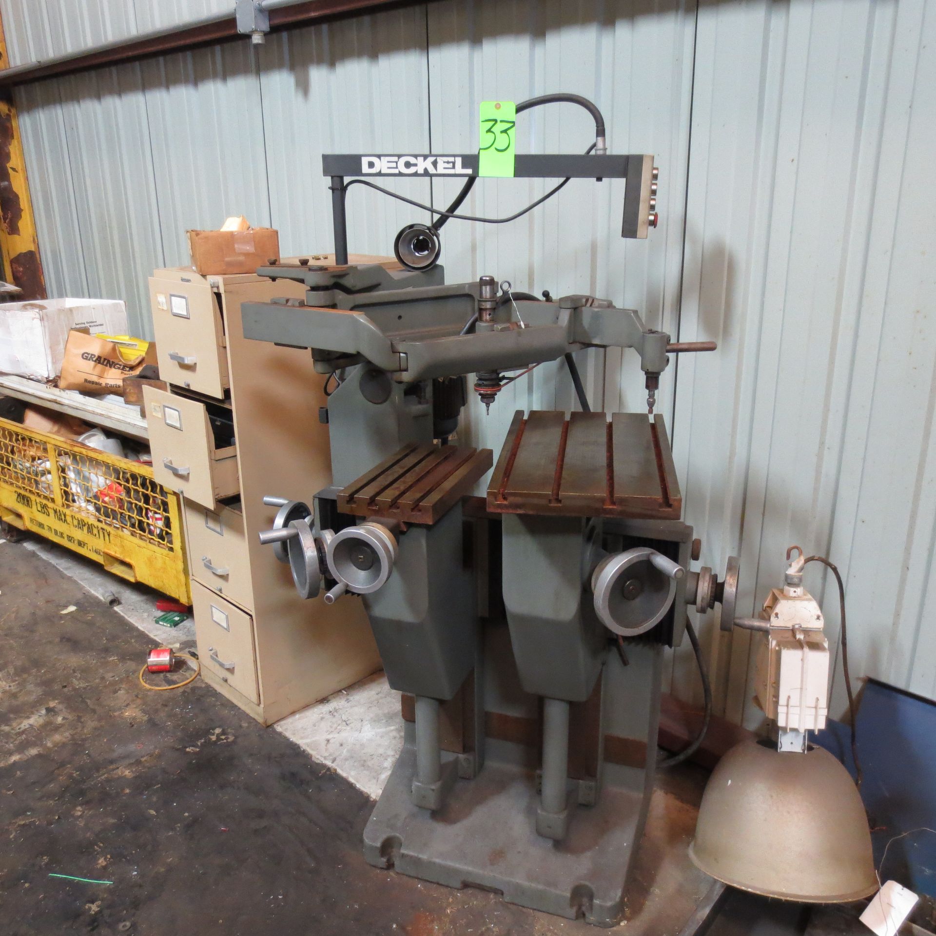 Deckel Pantograph, Type GK21, No. 10650, T-Slotted (LOCATION NO. 1 ...