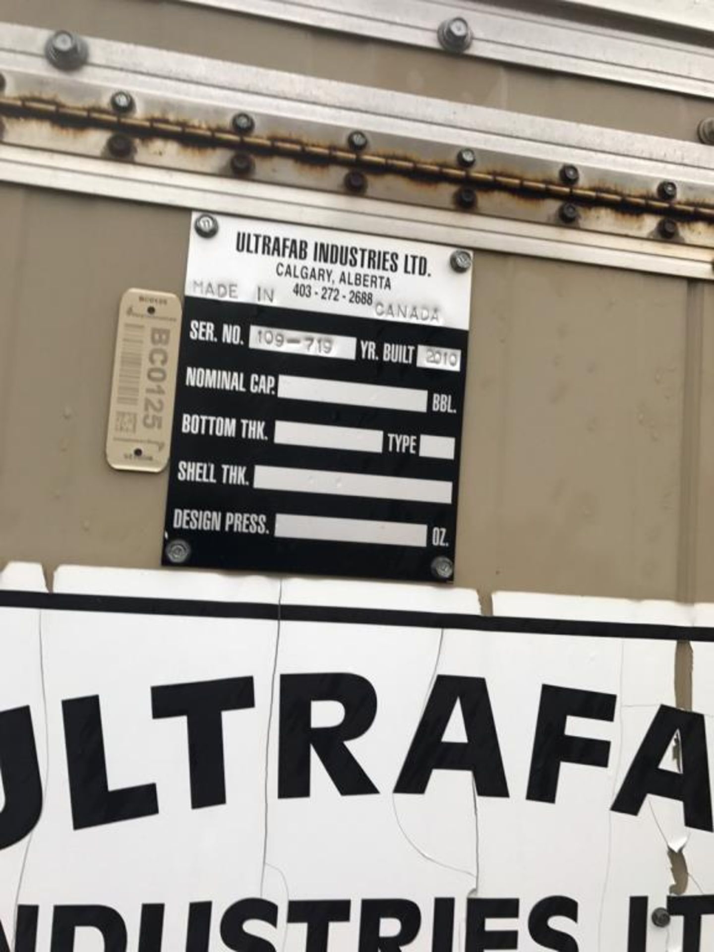 Ultra Fab H2S Sweetening Skids. Lot: Qty (6) Ultra Fab H2S Sweetening ...