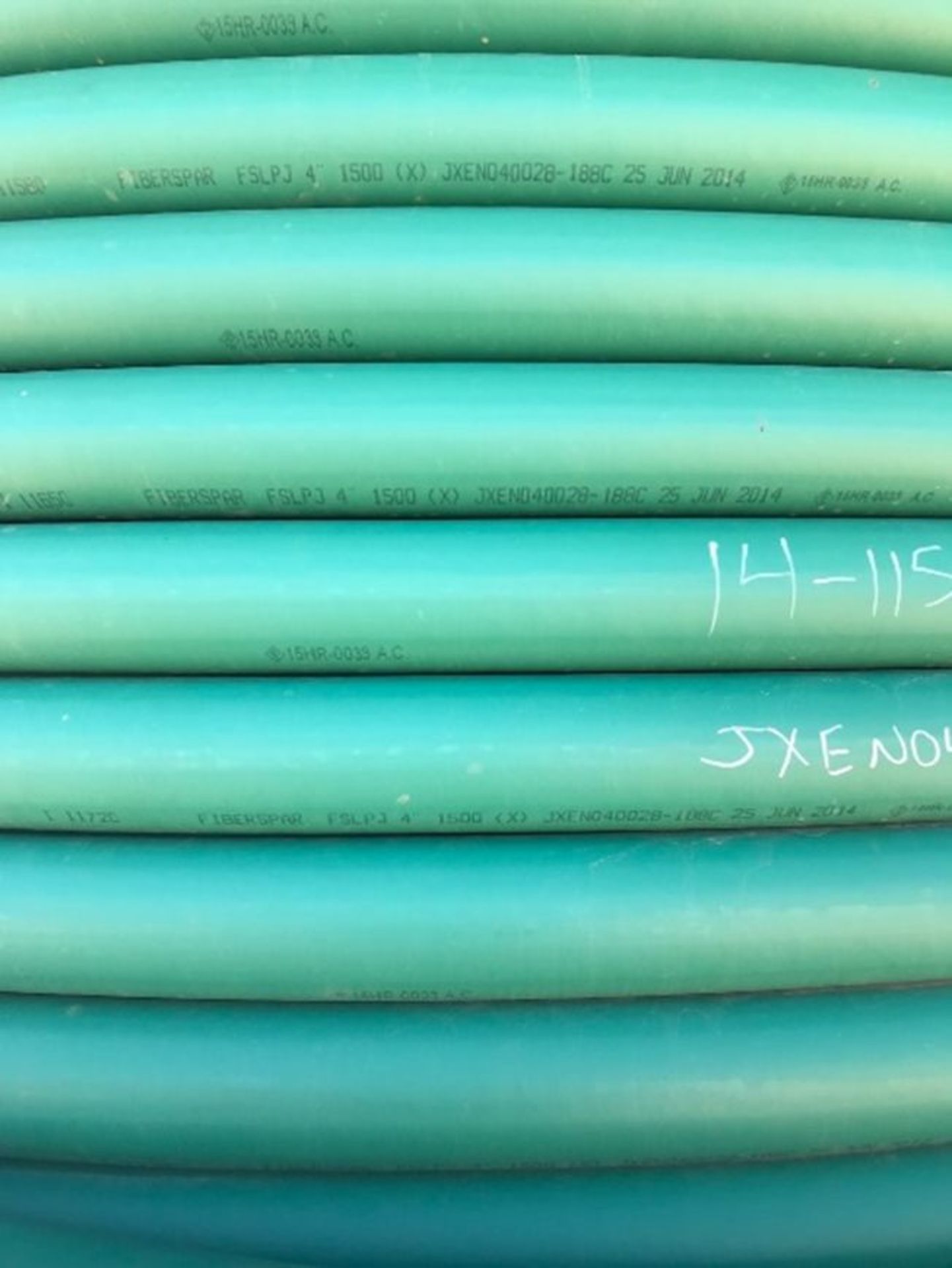 4” Fiberspar Pipe. (5) Spools of 4" Fiberspar are each 14' Wide by 8'6 ...