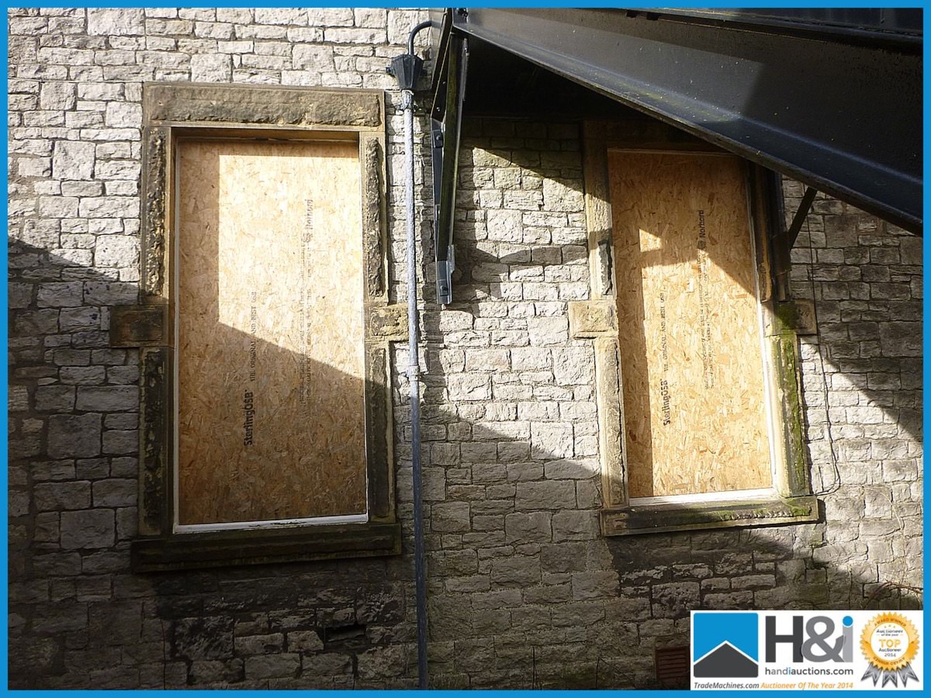 Pair of beautiful sandstone window surrounds 56" wide X 107" high. This ...