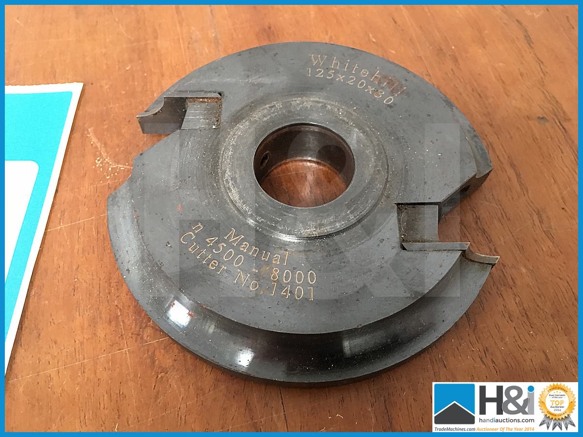 WHITEHILL profiled radius spindle moulder cutter head 125mm x 20mm x ...