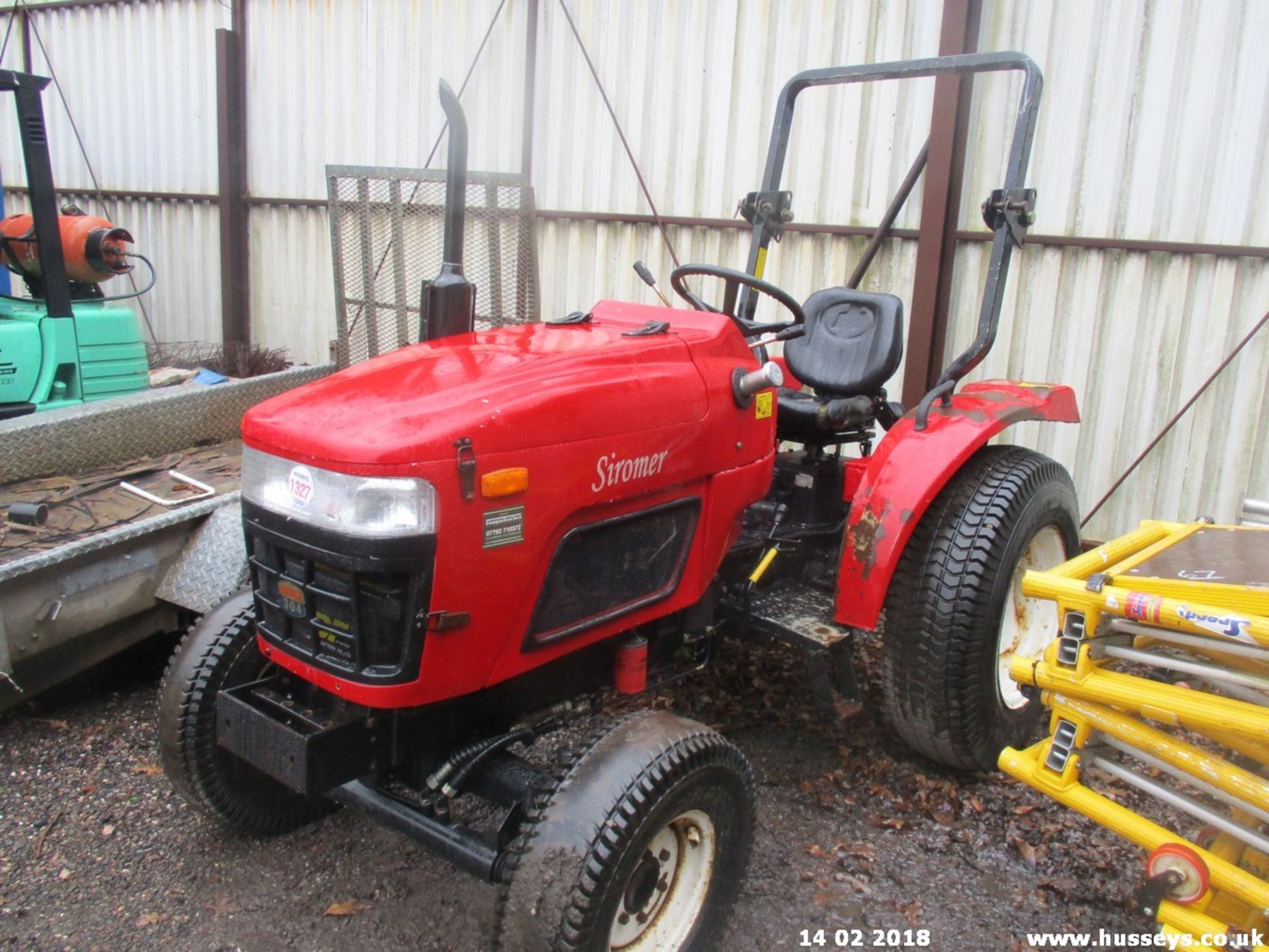 SIROMER 304 COMPACT TRACTOR RUNS, DRIVES Note: Buyers Premium is 10.00% ...