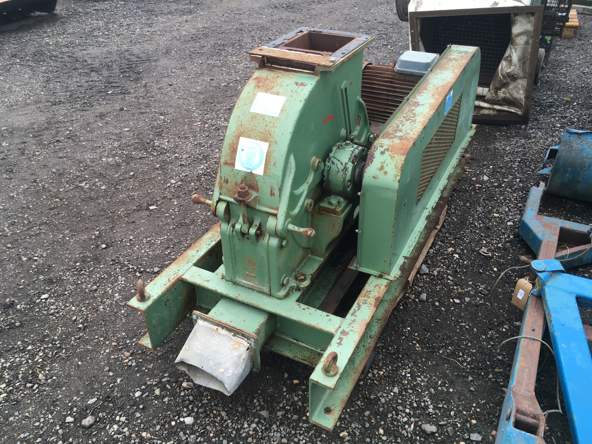 Christy Norris three phase hammer mill.