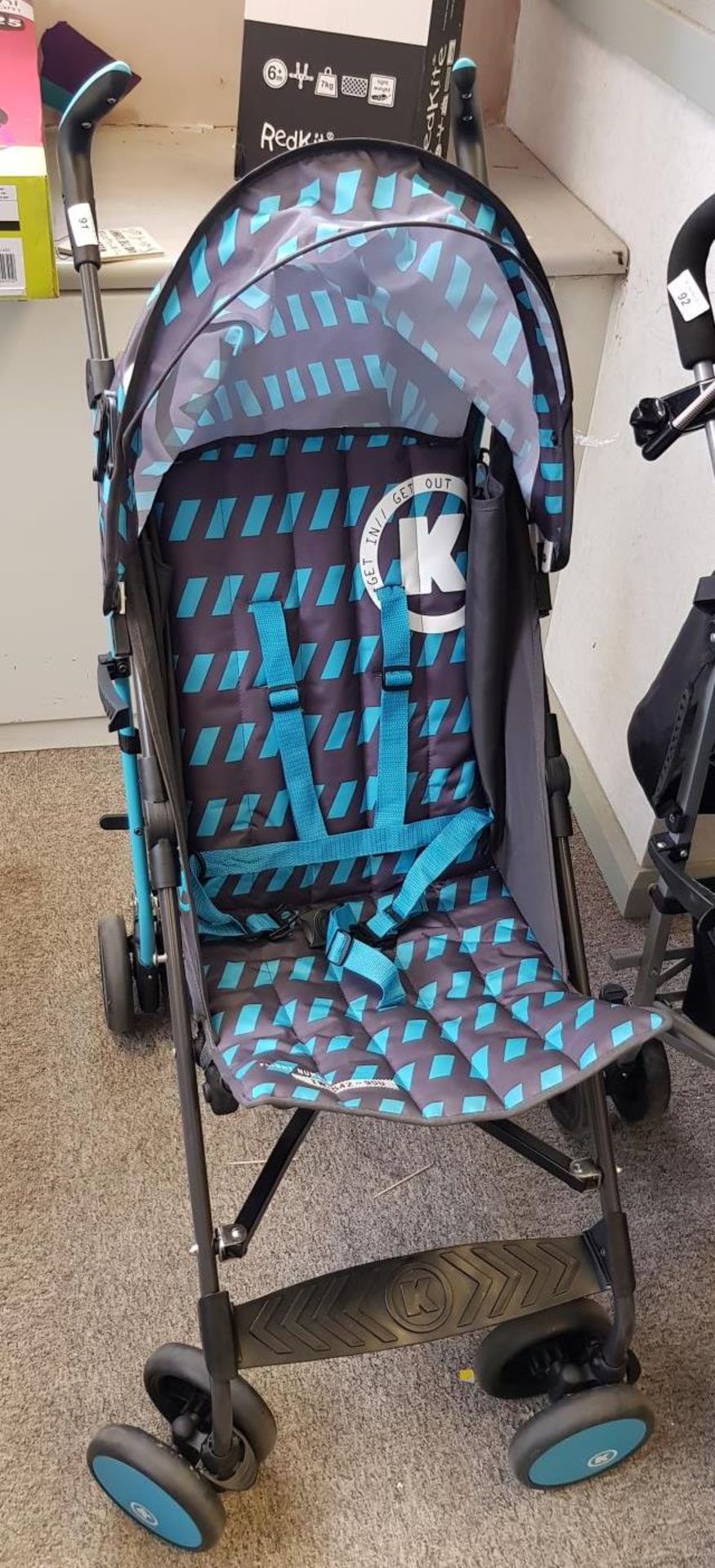 Koochi Stroller - blue/black