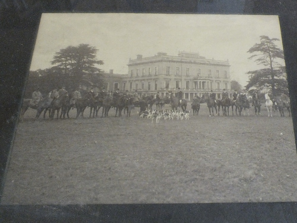 A hunting scene photo in front of Henham Hall featuring Lord and Lady ...