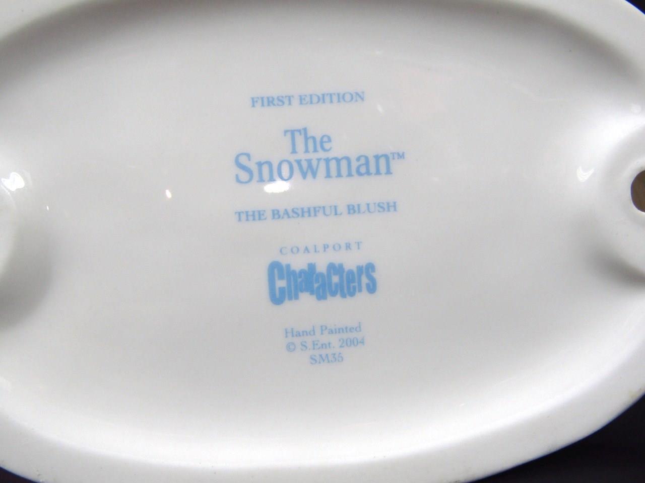 A Coalport Characters The Snowman figure group, The Bashful Blush, 15cm ...