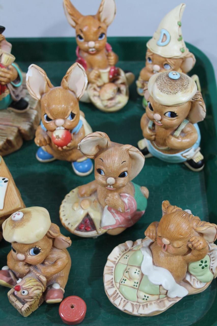 Various Pendelfin figures, to include Euclid, 8cm high, Nipper, and ...