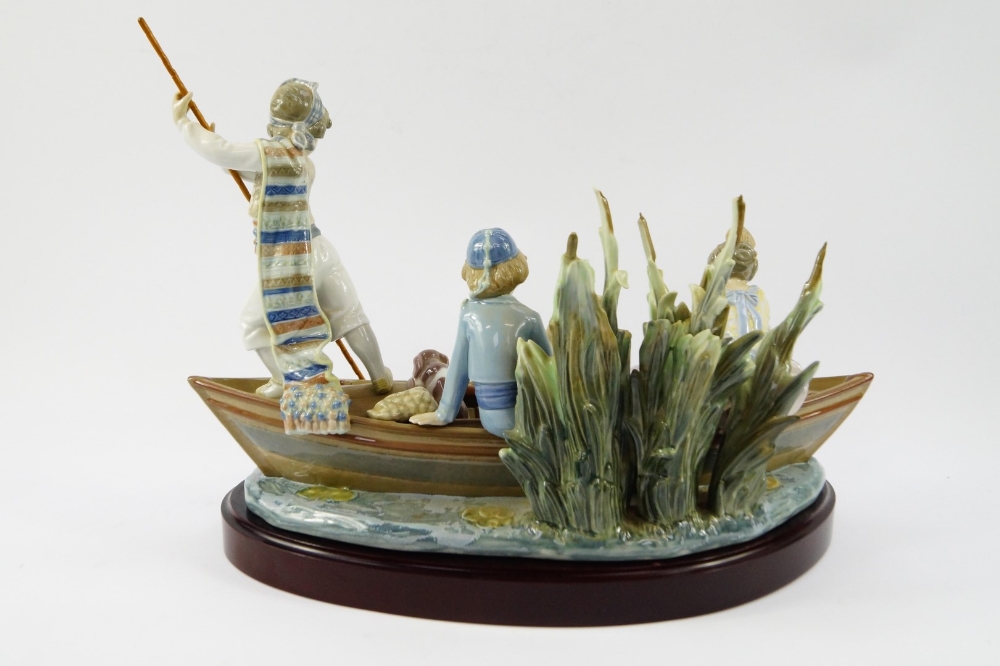 A Lladro porcelain figure group of Valencia Cruise, limited edition 139 ...