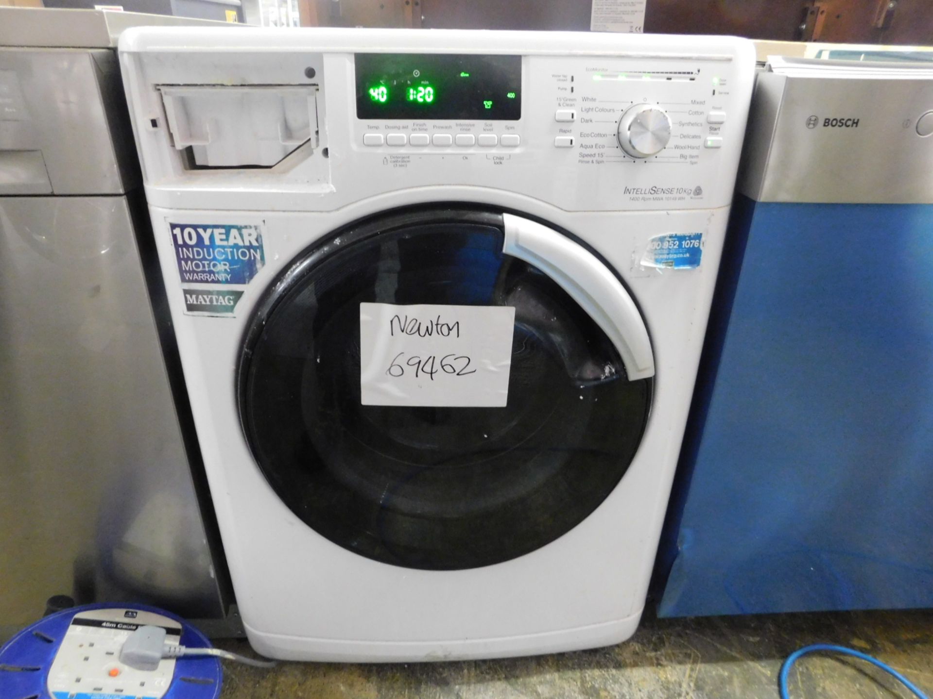 1 MAYTAG MWA10149WH INTELLISENSE 10KG 1400SPIN WASHING MACHINE RRP £699 ...