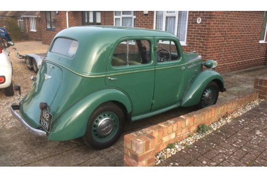 1938 Vauxhall 10 Model H Reg. no. 192 UXN Chassis no. H13087 Engine no ...