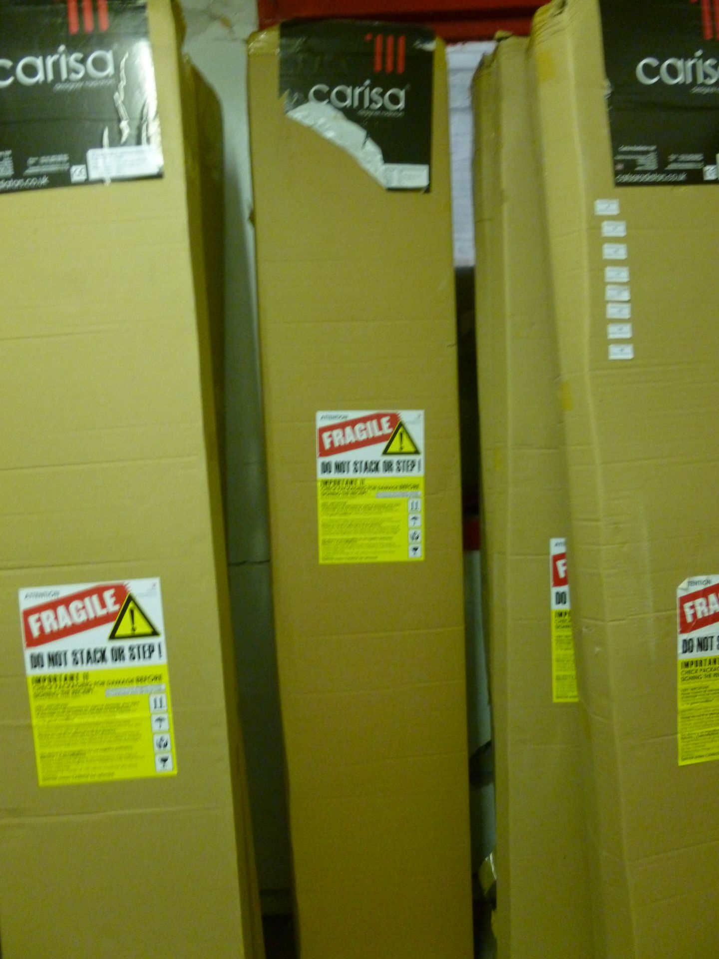 Carisa Tubo aluminium radiator, 1800mm x 290mm, textured white colour ...