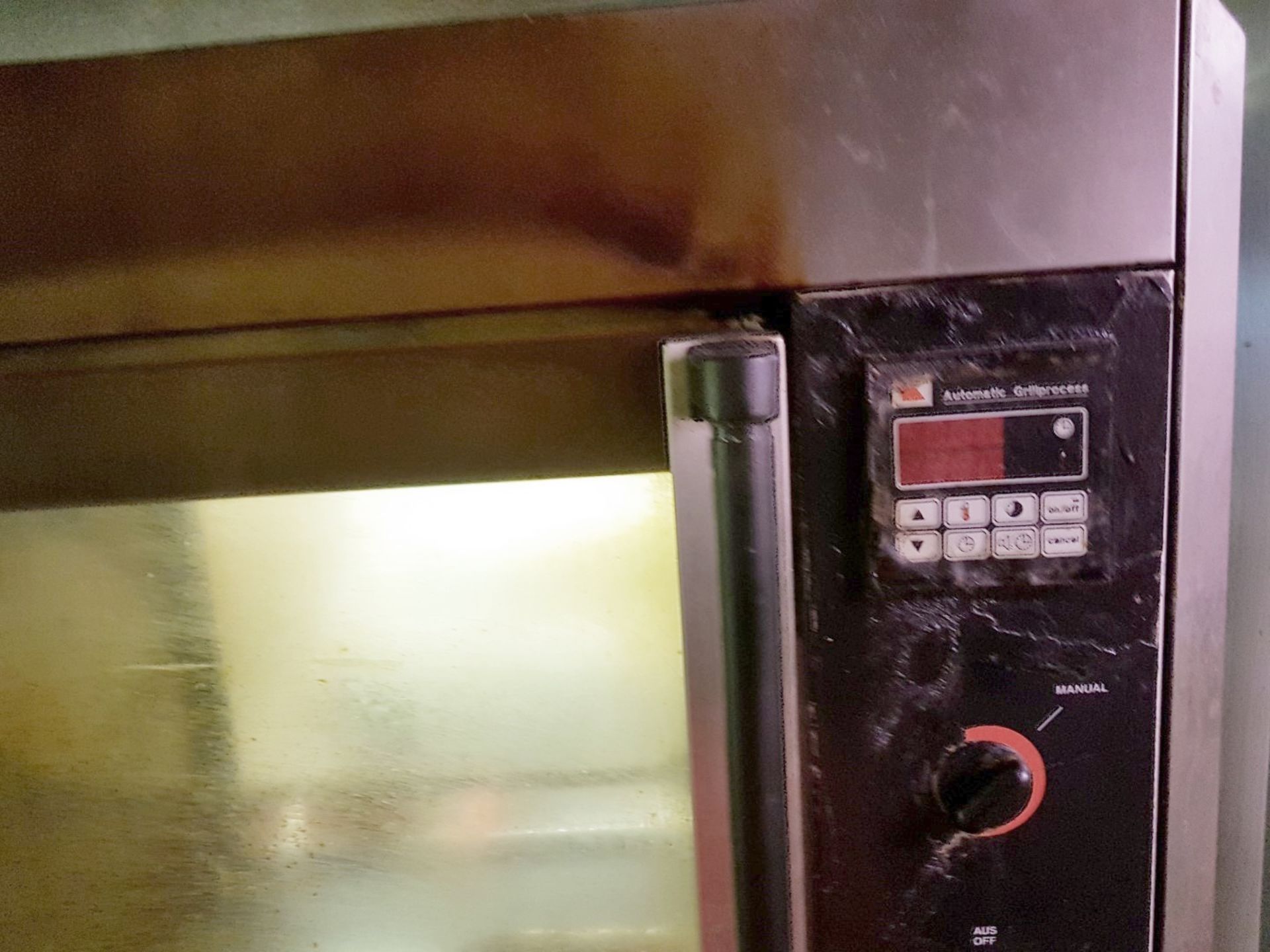 1 x Ubert Grill Comercial Rotisserie In Stainless Steel- Dimensions: 80 ...