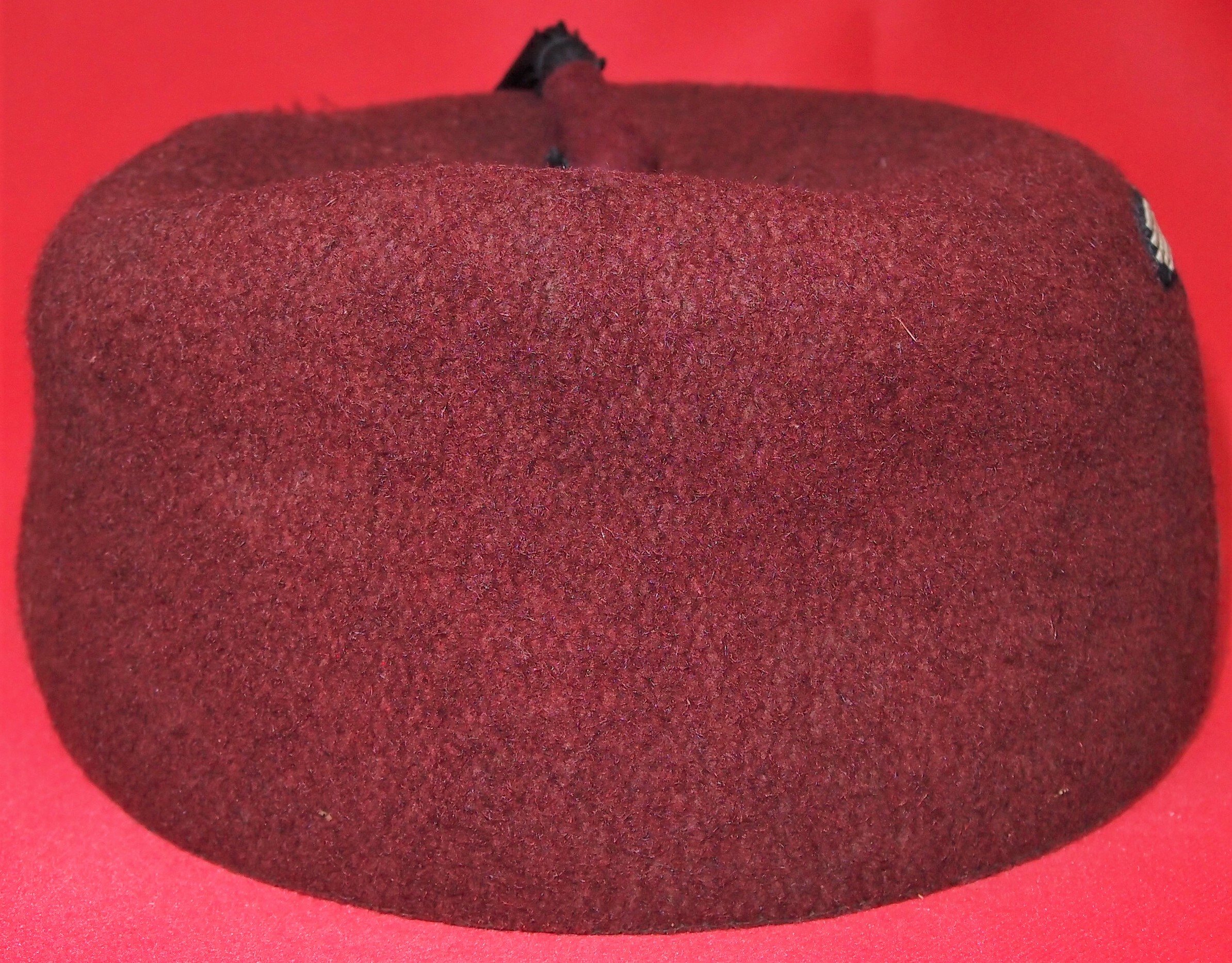 WW2 German S.S. Volunteers red ‘walking out’ dress fez uniform cap. Red ...