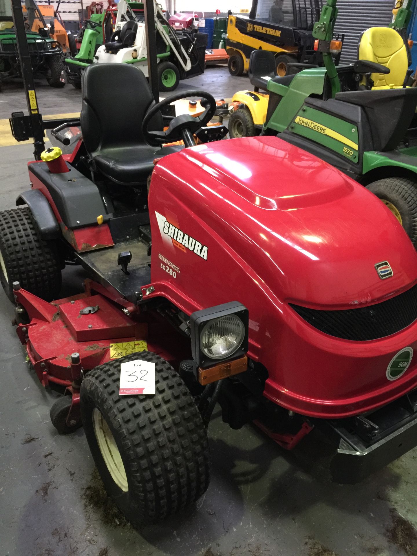 Shibaura Tractor Rough Terrain Slope Mower with key Model: Green ...