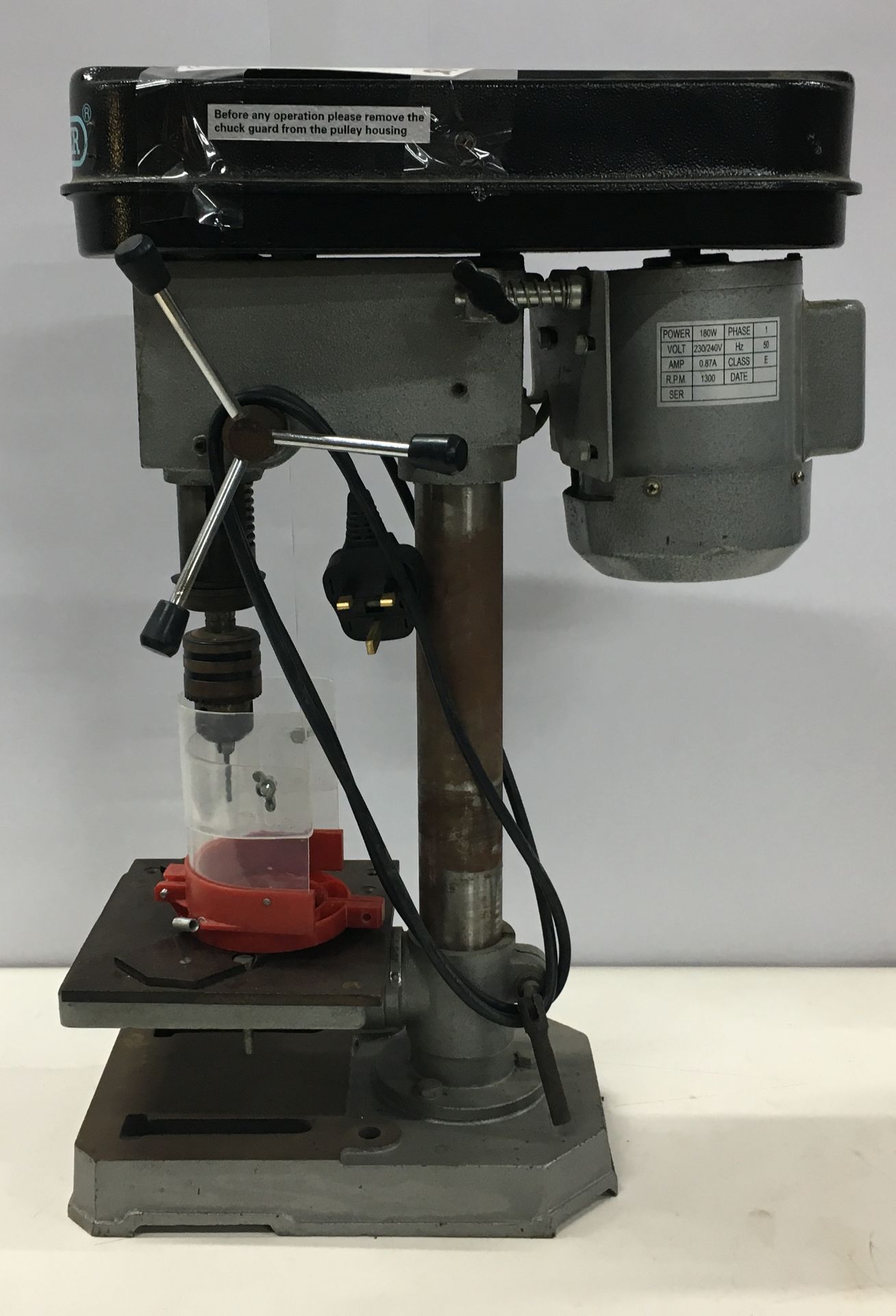 Draper bench pillar drill Model: D13/5A S/N: 06040743 Motor: 180W ...