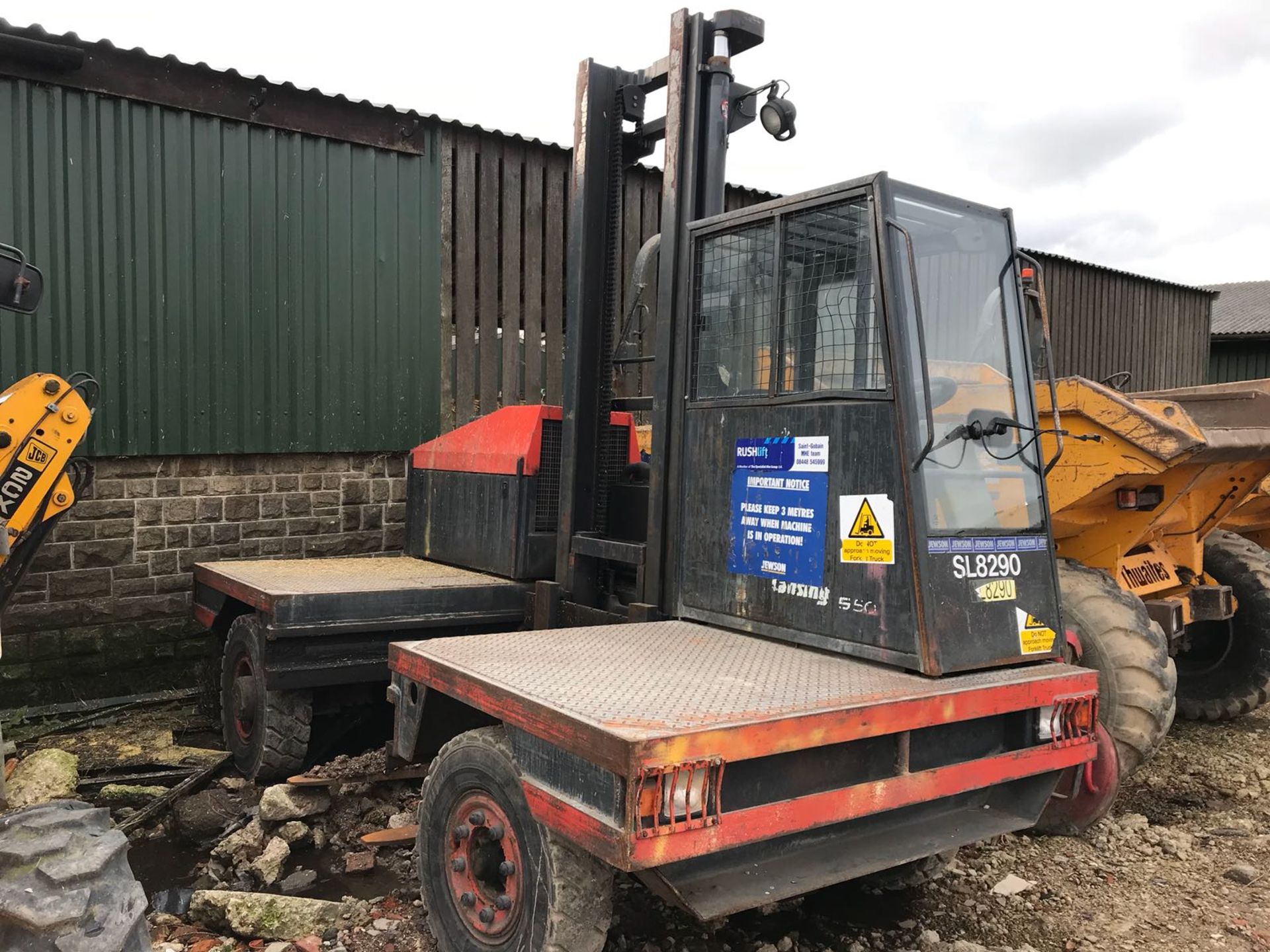 DS - 2001 LANSING LINDE S50 SIDE LOADER FORKLIFT *PLUS VAT* MAKE ...