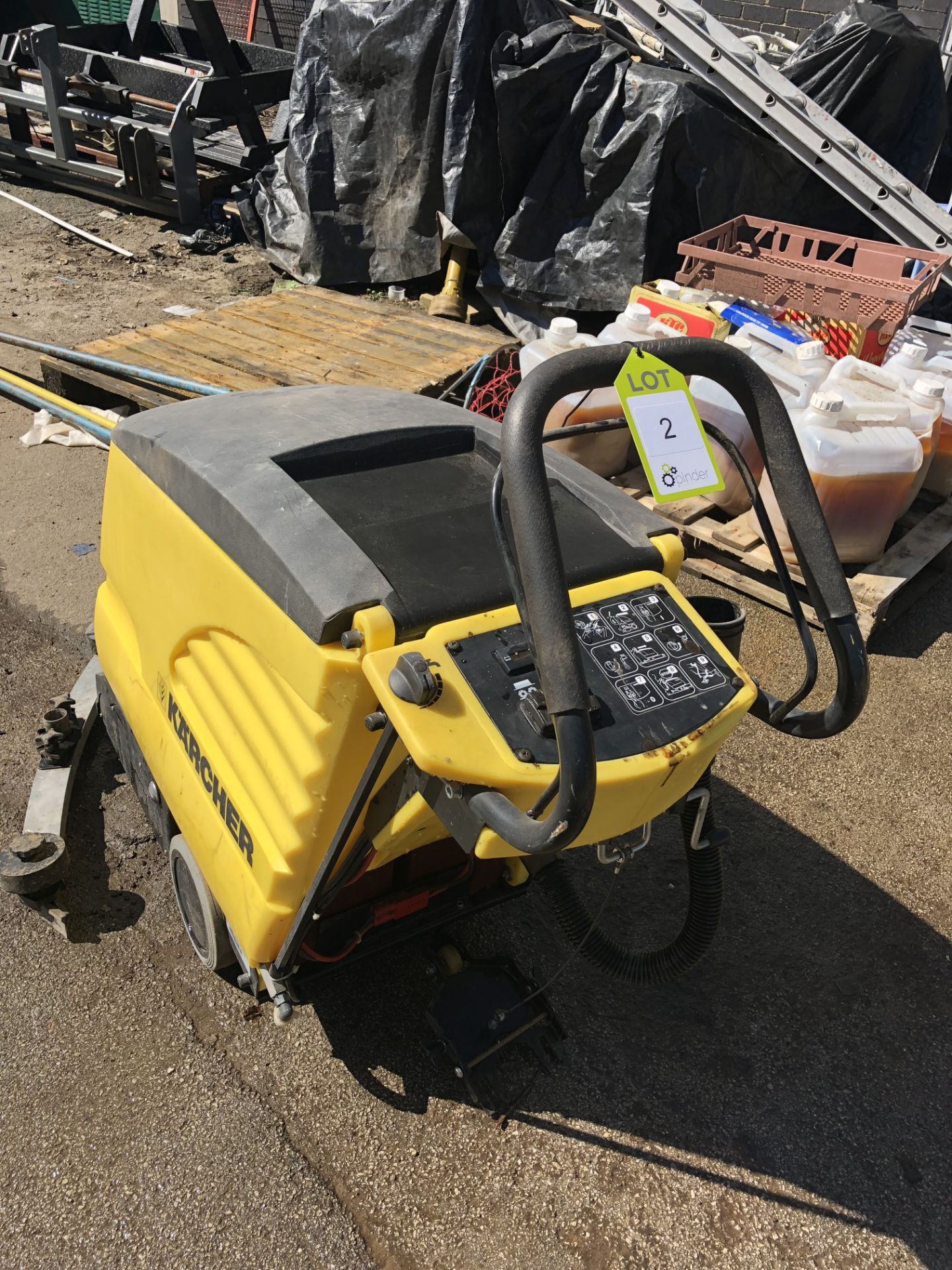 Karcher BR530BAT Scrubber/Dryer, serial number 035708