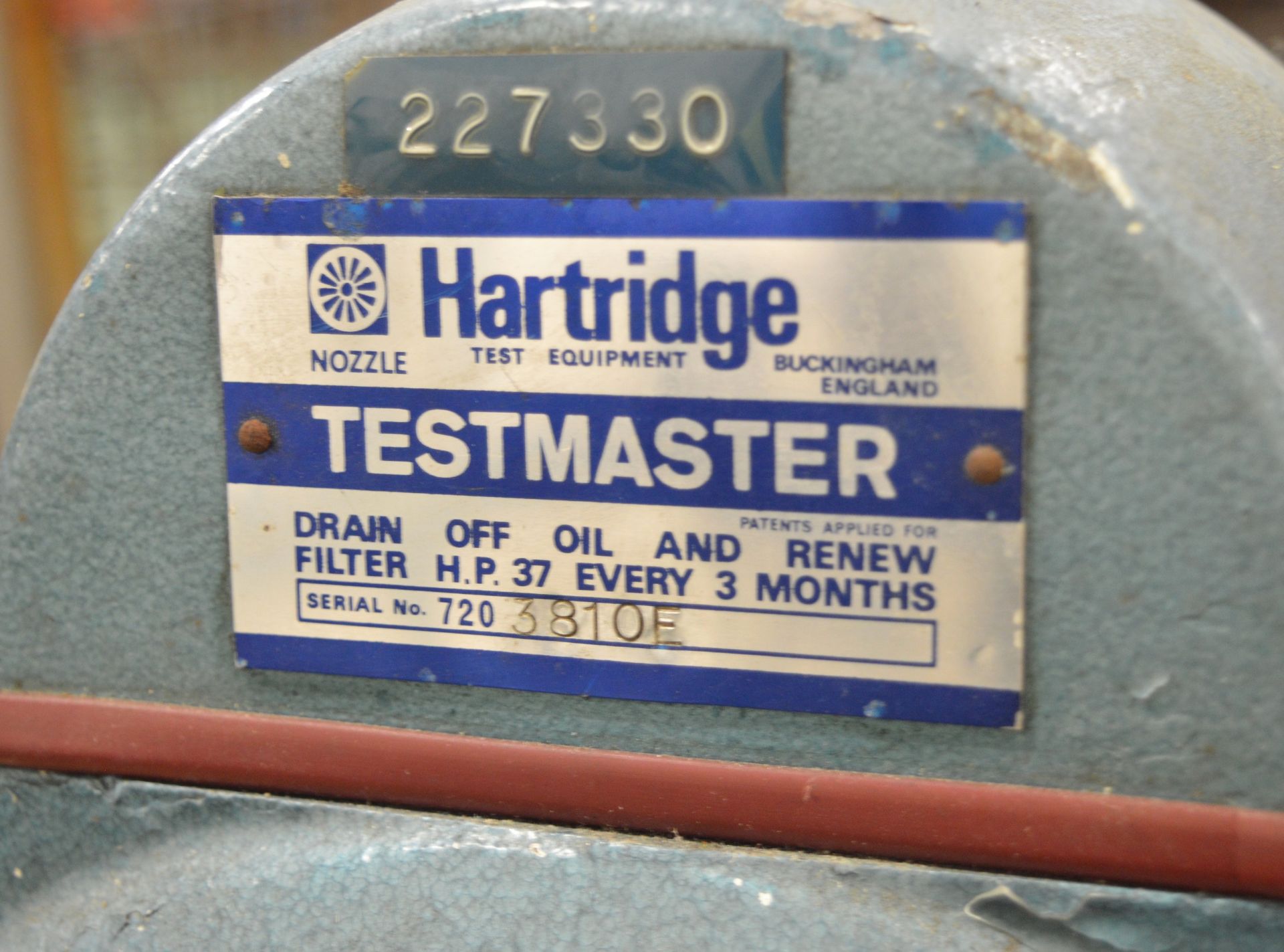 Hartridge Testmaster Oil Testing Equipment.