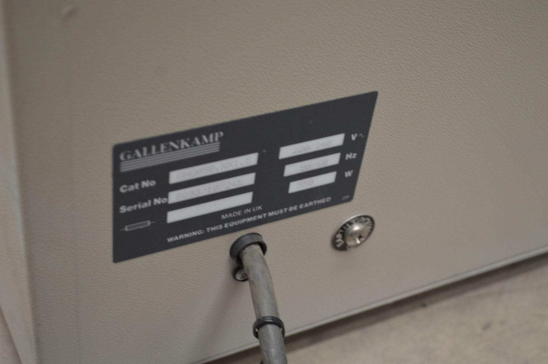 Gallenkamp Size No. 1 Hot Box Oven